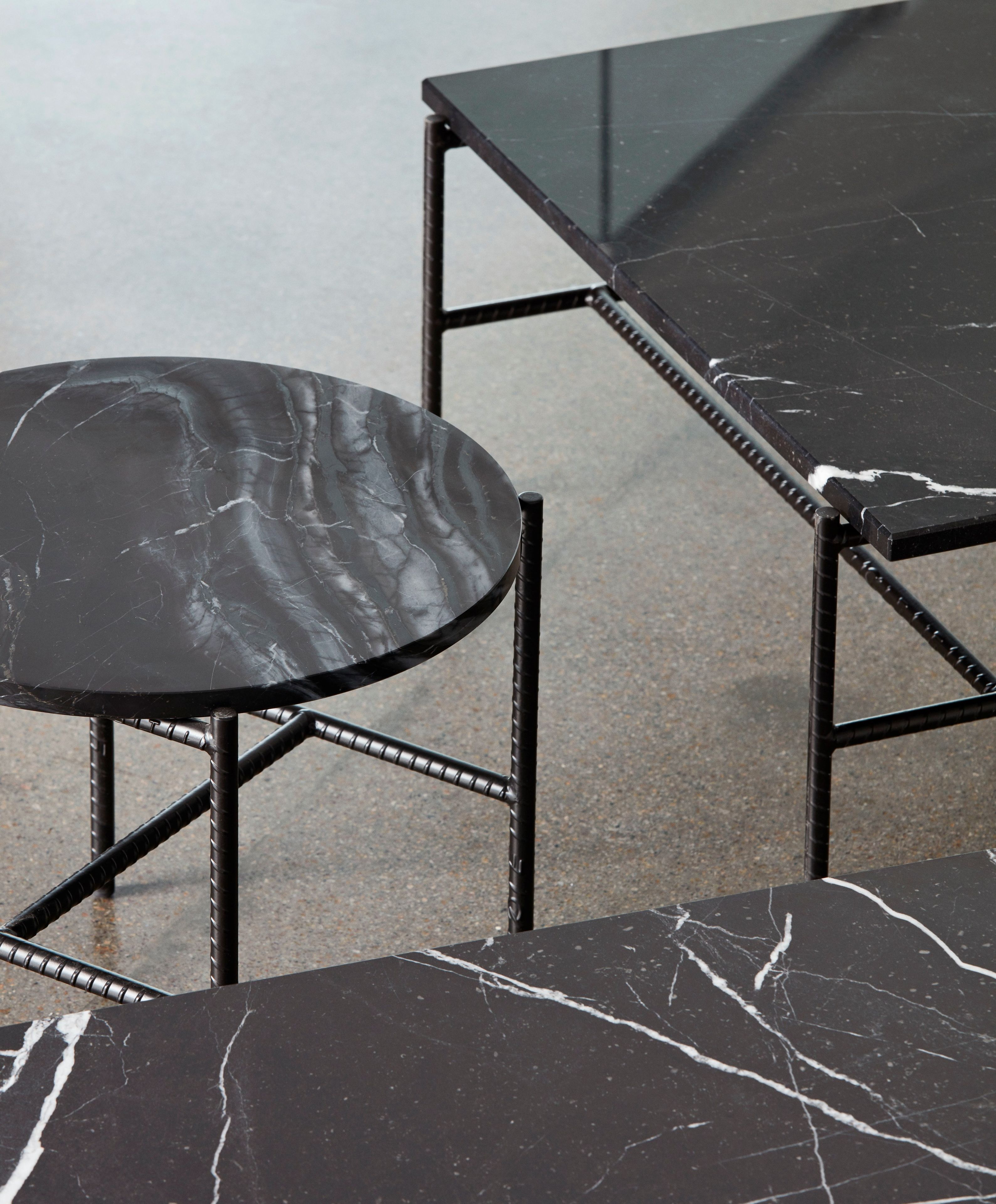 REBAR Rectangular marble coffee table By Hay | design Sylvain Willenz