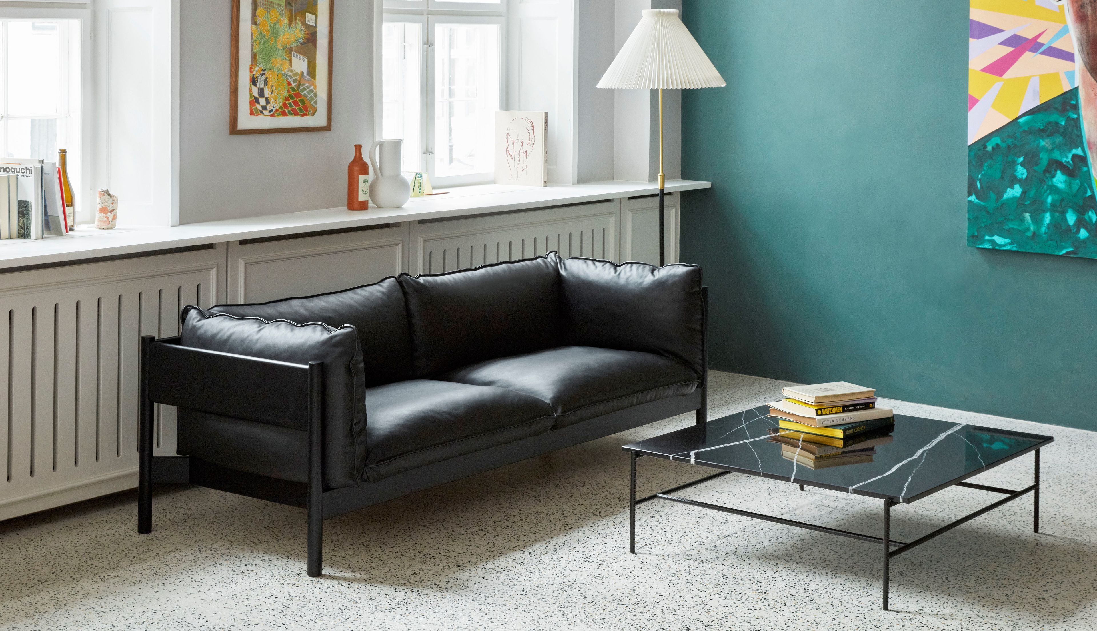 REBAR Rectangular marble coffee table By Hay | design Sylvain Willenz