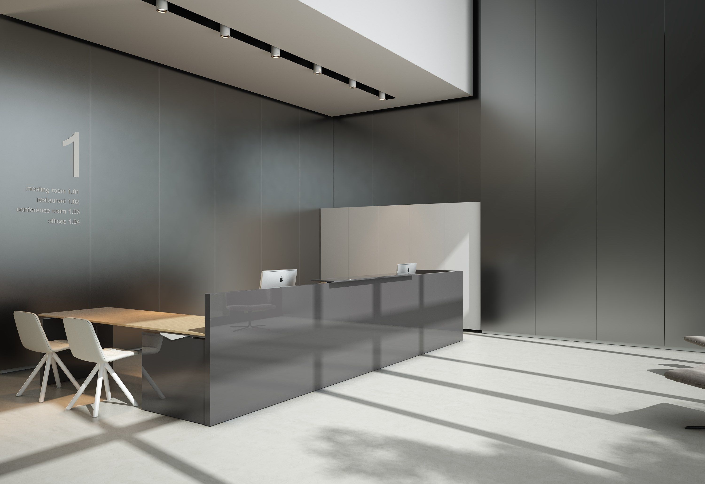 REP Reception desk By BK Contract | design Gabriel Teixidó