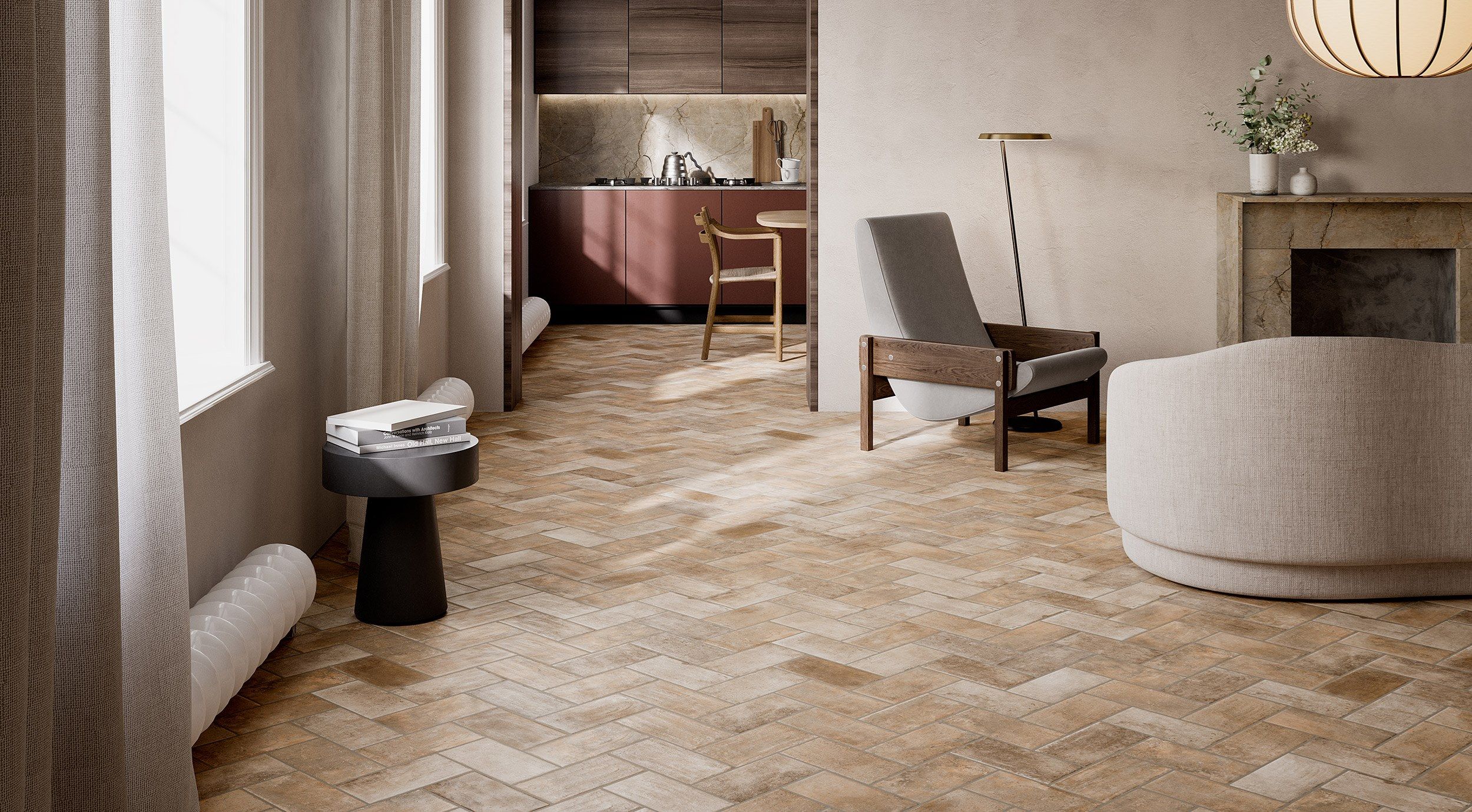 RECOVERY STONE flooring By Ceramica Rondine