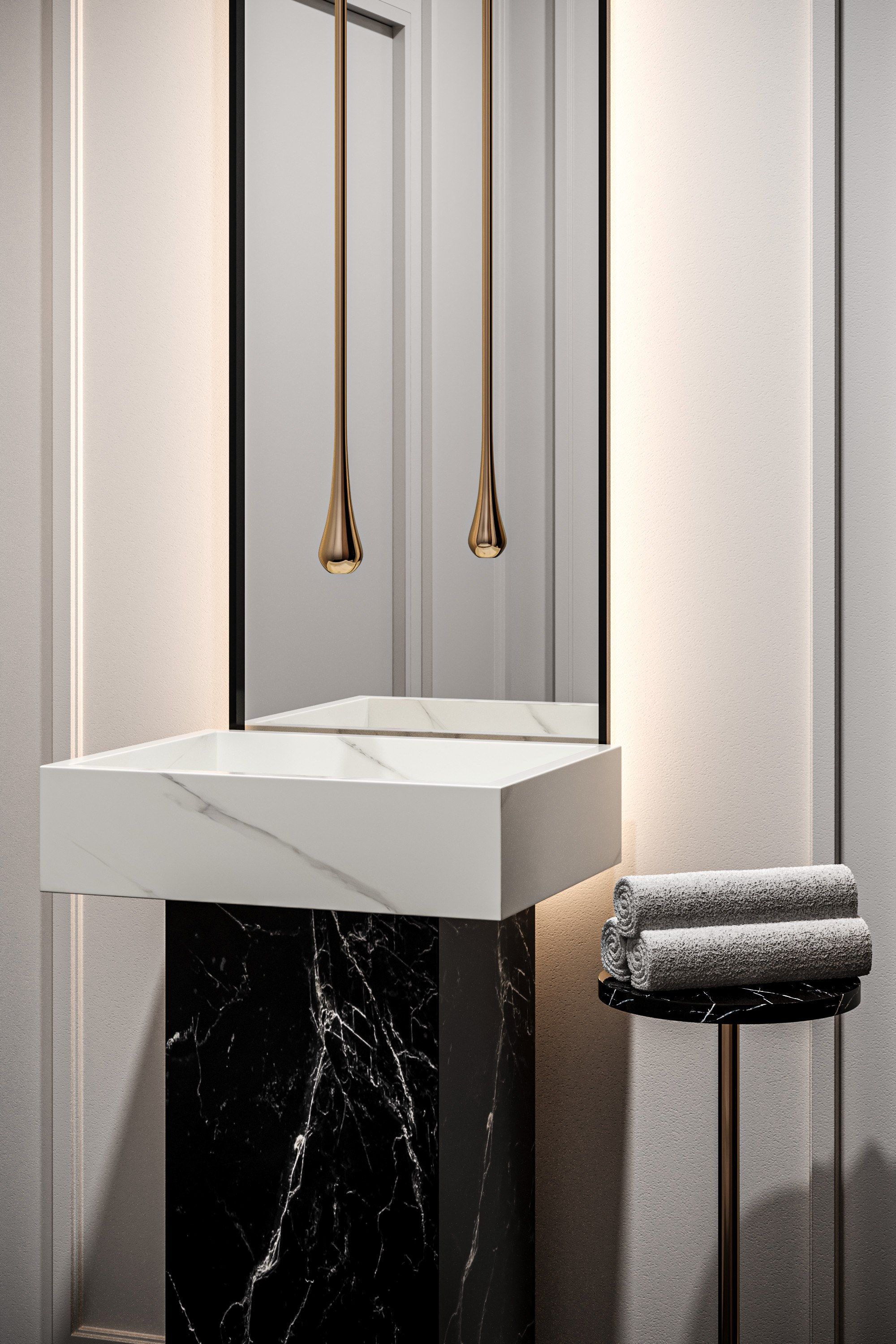 Countertop rectangular marble washbasin RECTANGULAR MARBLE SINK By ...