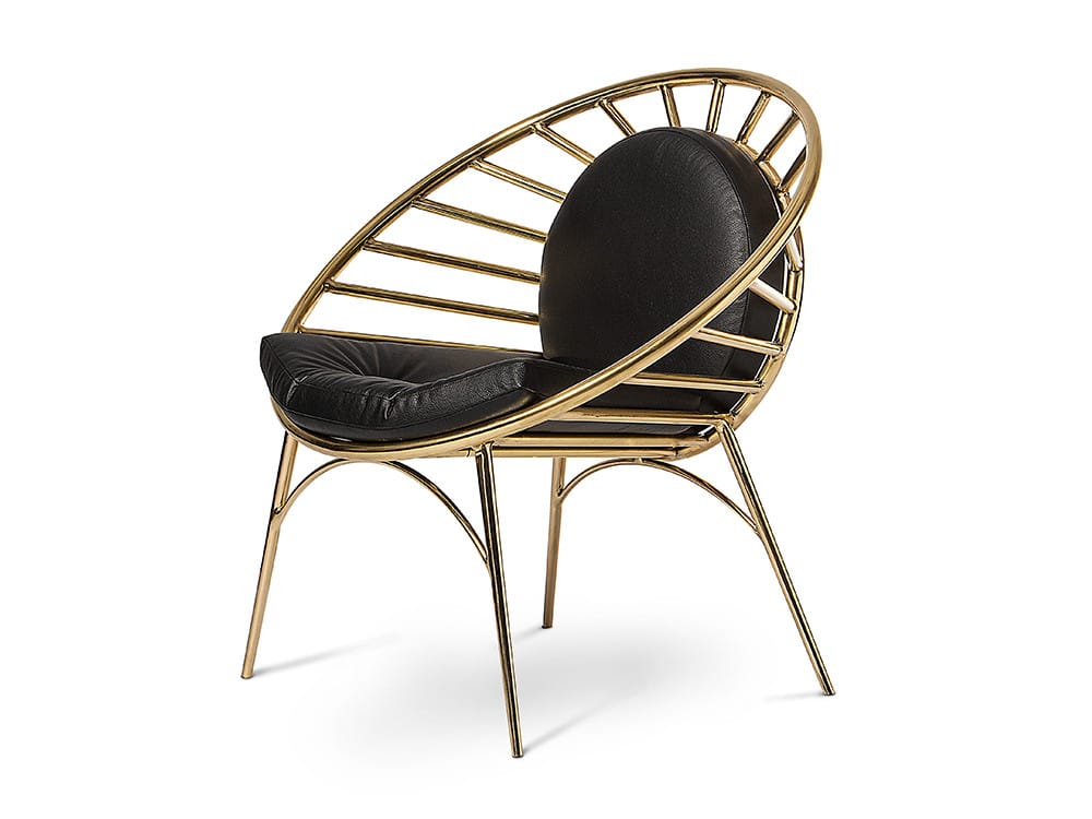 REEVES | Chair Brass chair By Essential Home