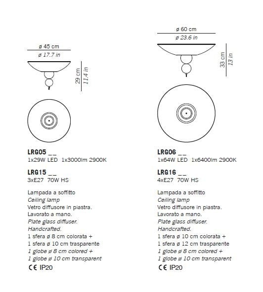 REGOLO | Ceiling light By Zafferano design Federico de Majo