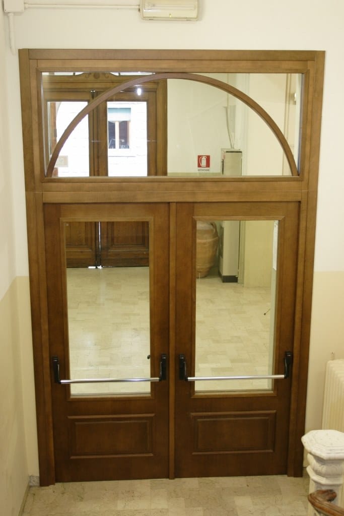 REI 60 | Glass Emergency exit door By Sebino Chiusure