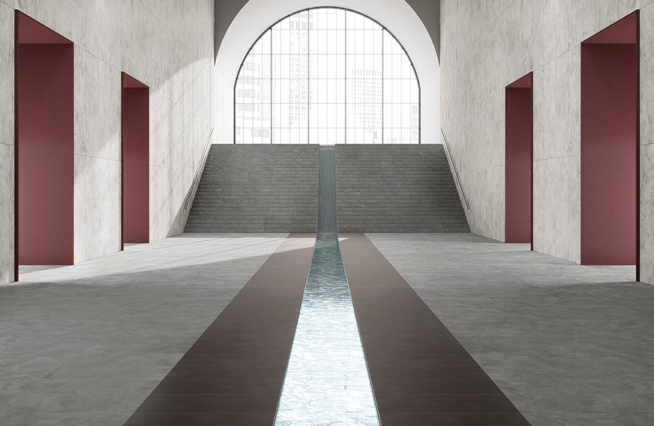 RELATE FLAME | Wall/floor tiles with concrete effect Relate Collection ...