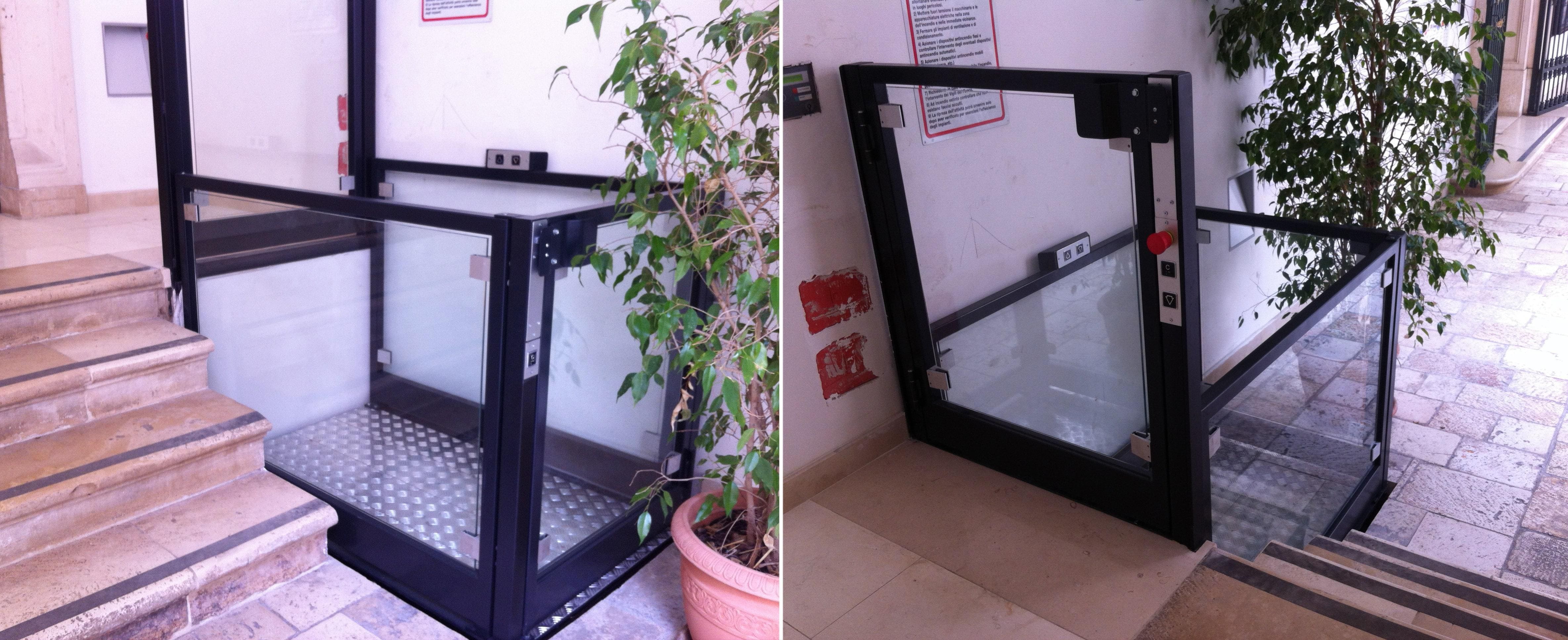 REMOVAL ARCHITECTURAL BARRIERS Platform lift By RDT Elevazione