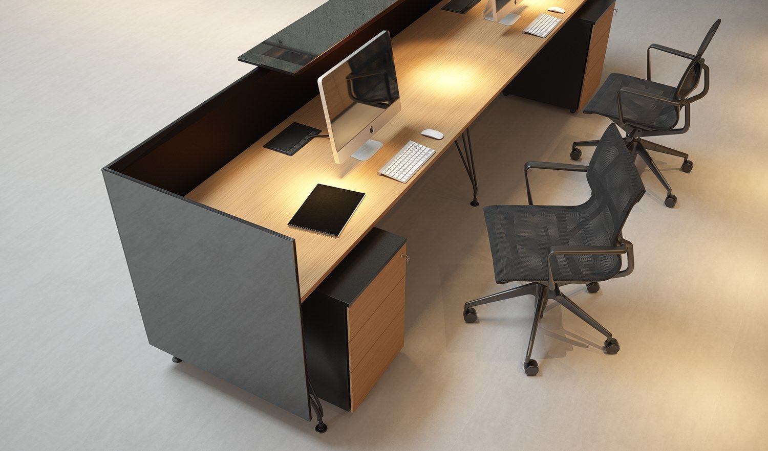 REP Reception desk By BK Contract | design Gabriel Teixidó