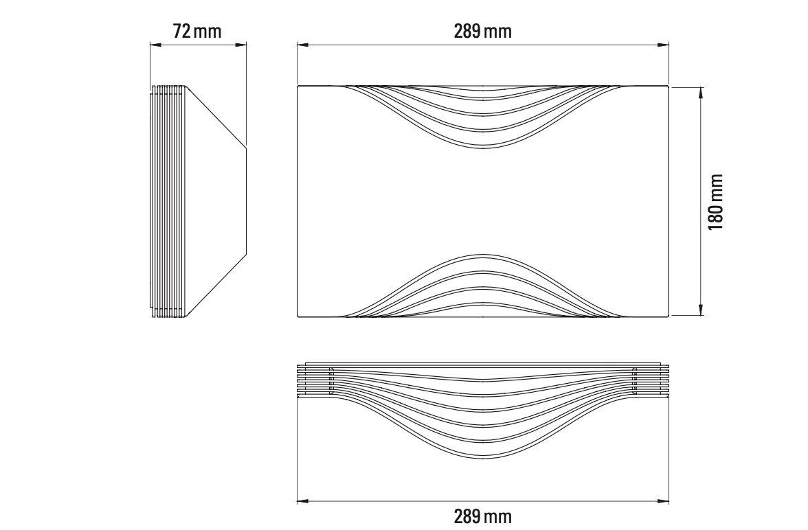 RESPIRO LED Anodized aluminium wall lamp By DCW éditions | design ...