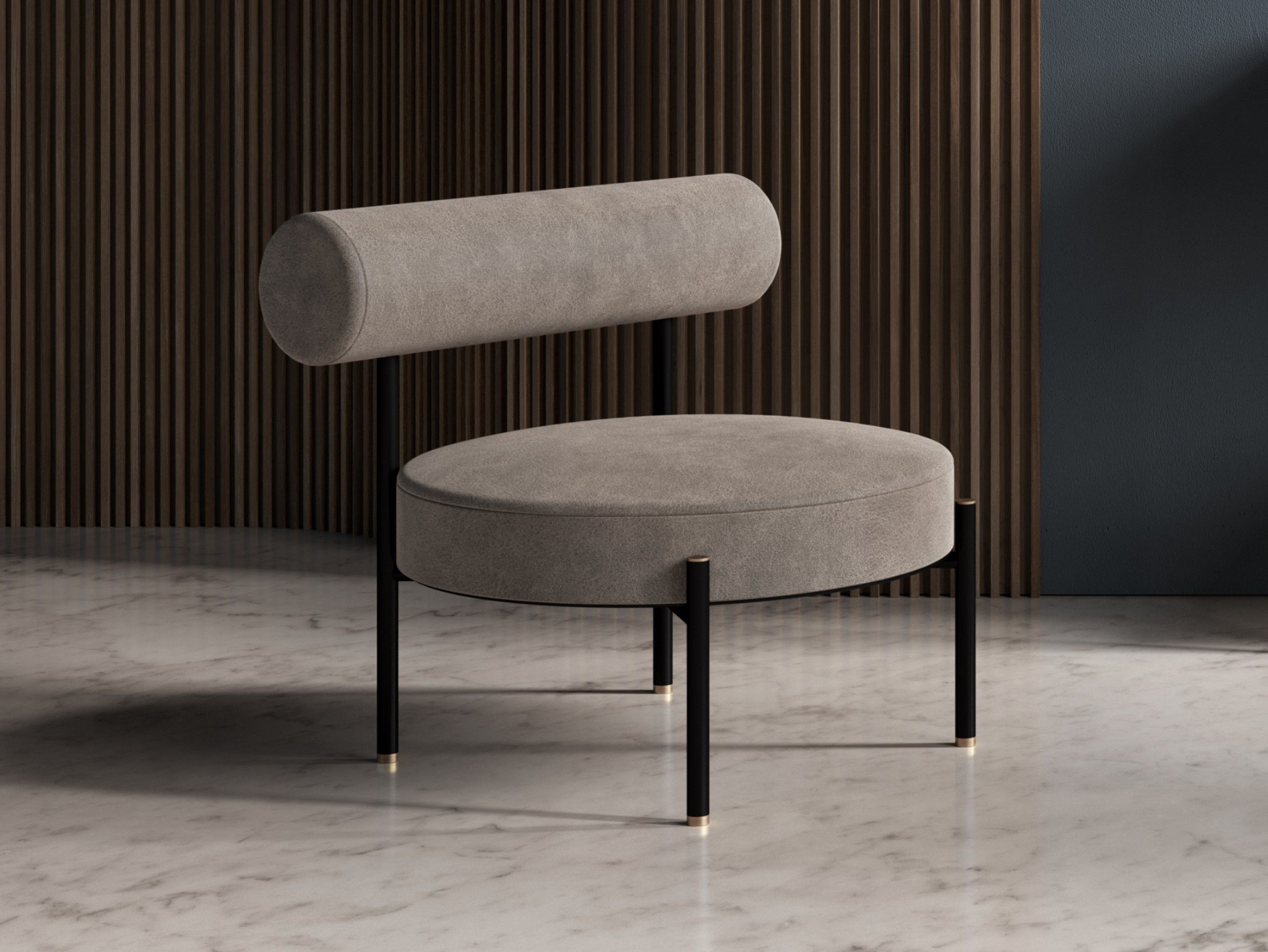 REST LOUNGE CHAIR Upholstered velvet easy chair By Ex.t | design Norm ...