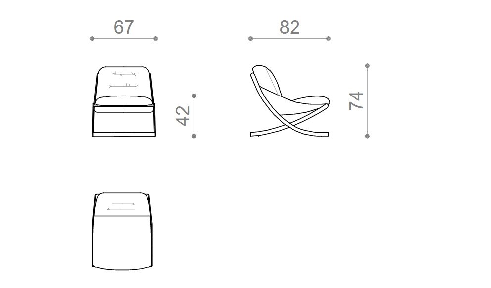 REST Fabric easy chair By Nube Italia | design Carlo Colombo