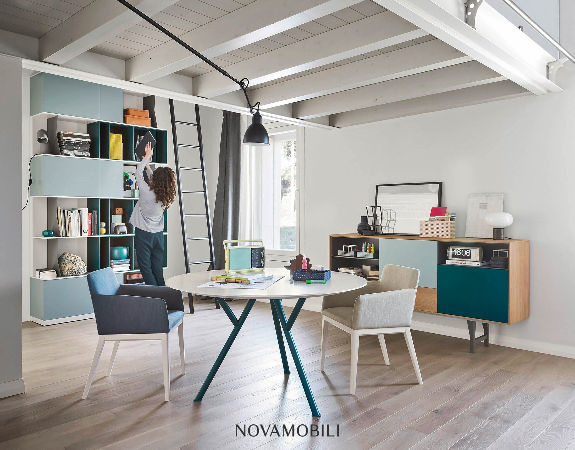 REVERSE | Bookcase Reverse Collection By Novamobili