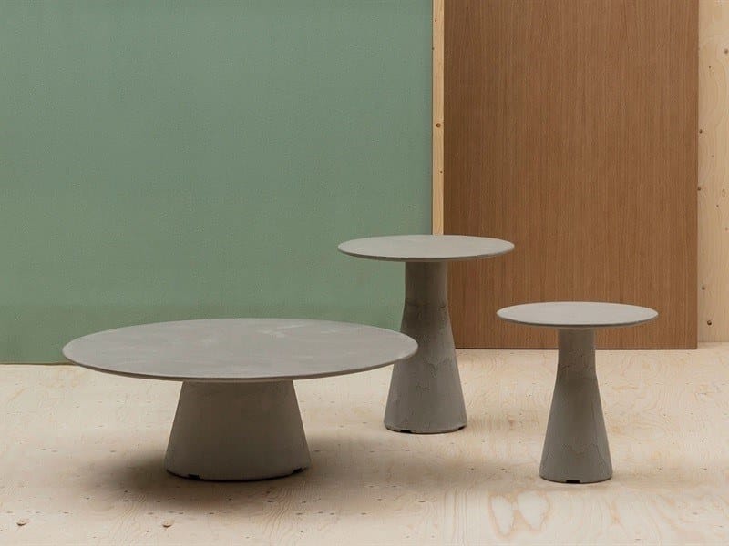 REVERSE OCCASIONAL CEMENT Coffee table By Andreu World | design ...