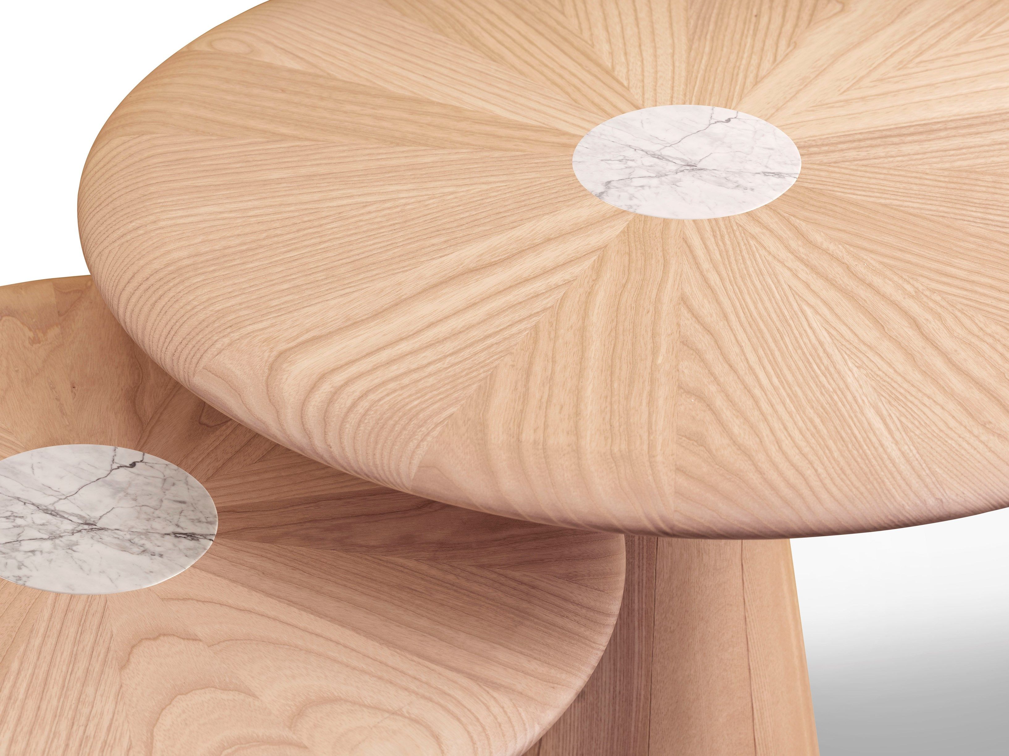 REVERSE OCCASIONAL TABLE ME 5642/5643 Round wooden high side table By ...