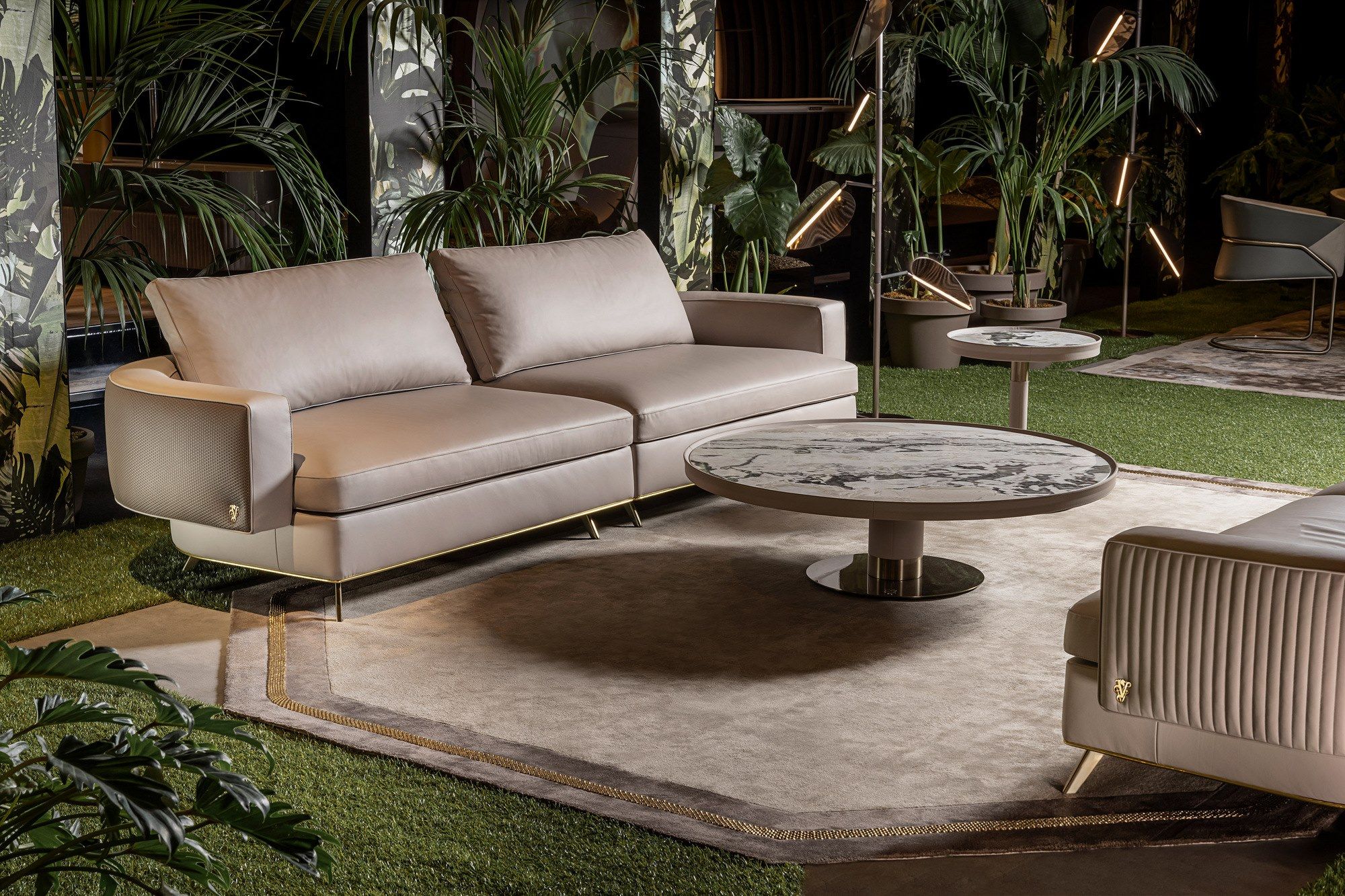 STARLIGHT Leather sofa By Visionnaire | design Fabio Bonfà