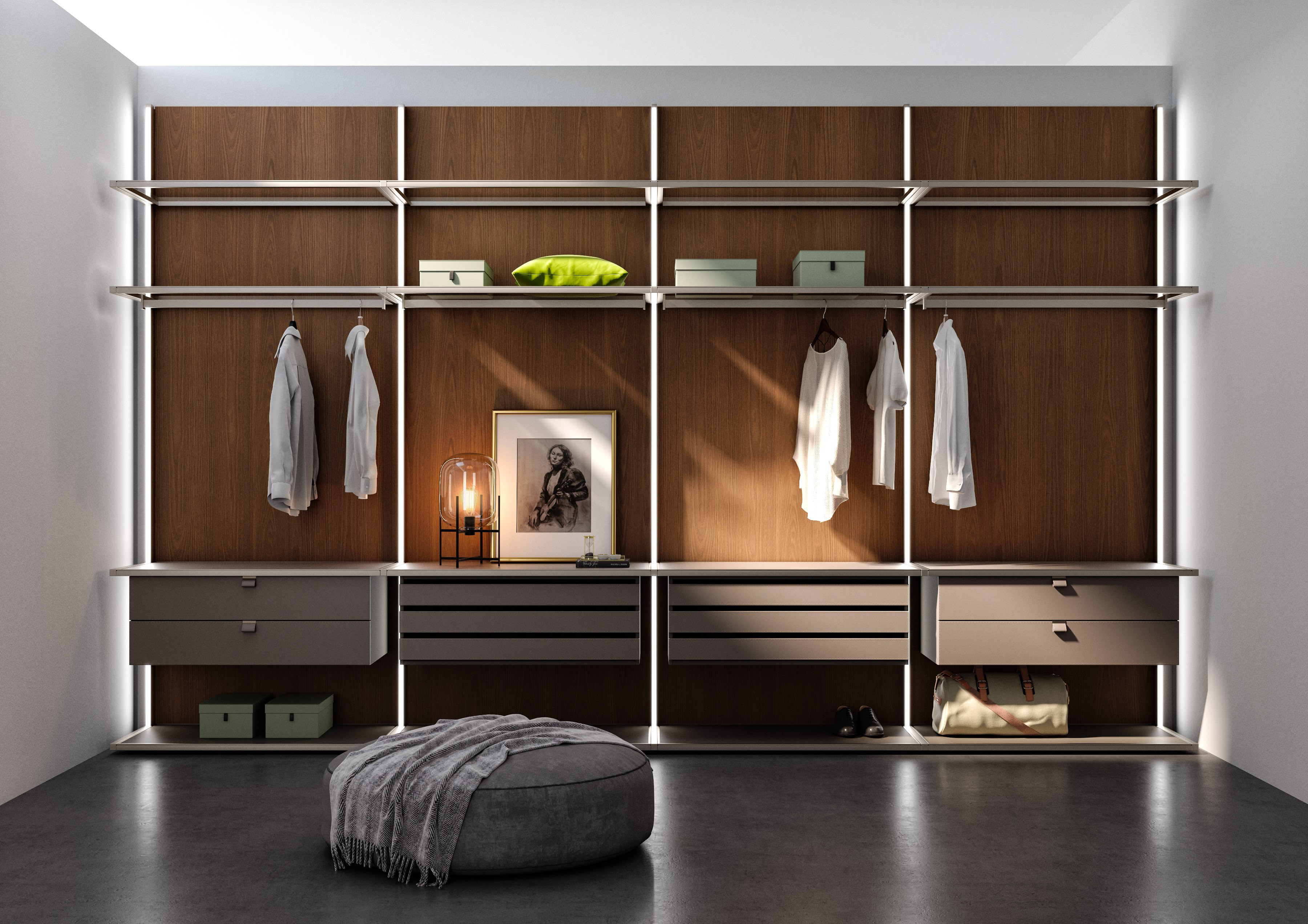 RI-VISTA | Walk-in wardrobe By ALBED design CRS Albed