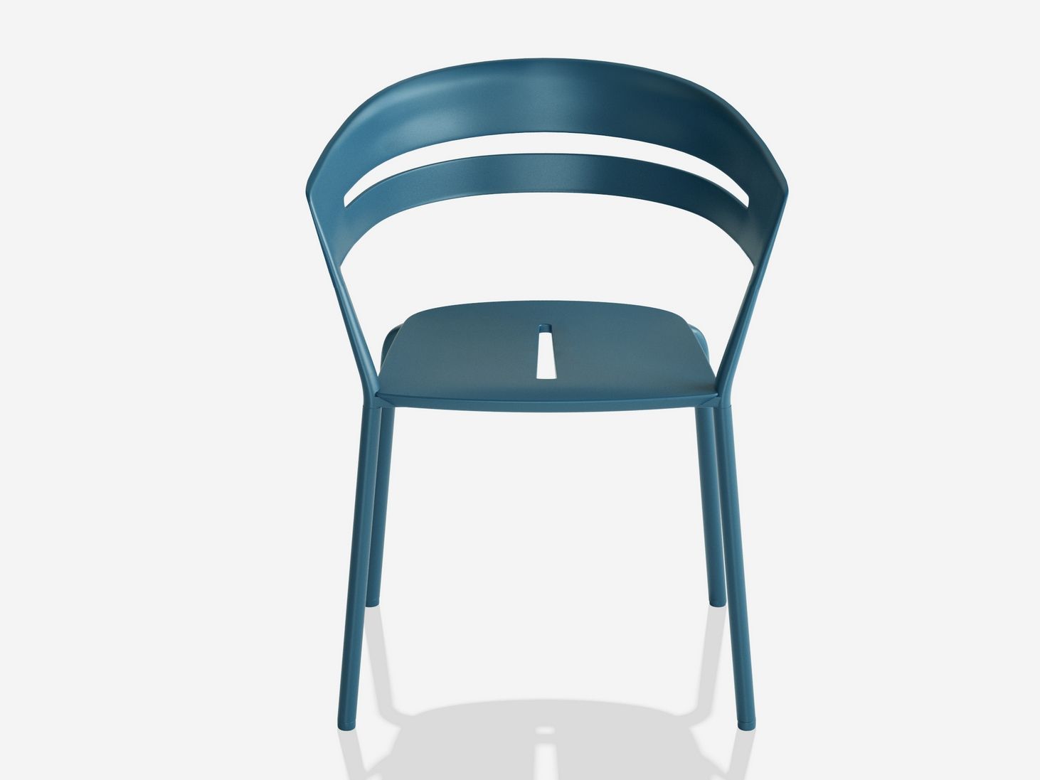 RIA Stackable aluminium garden chair with armrests By FAST | design ...