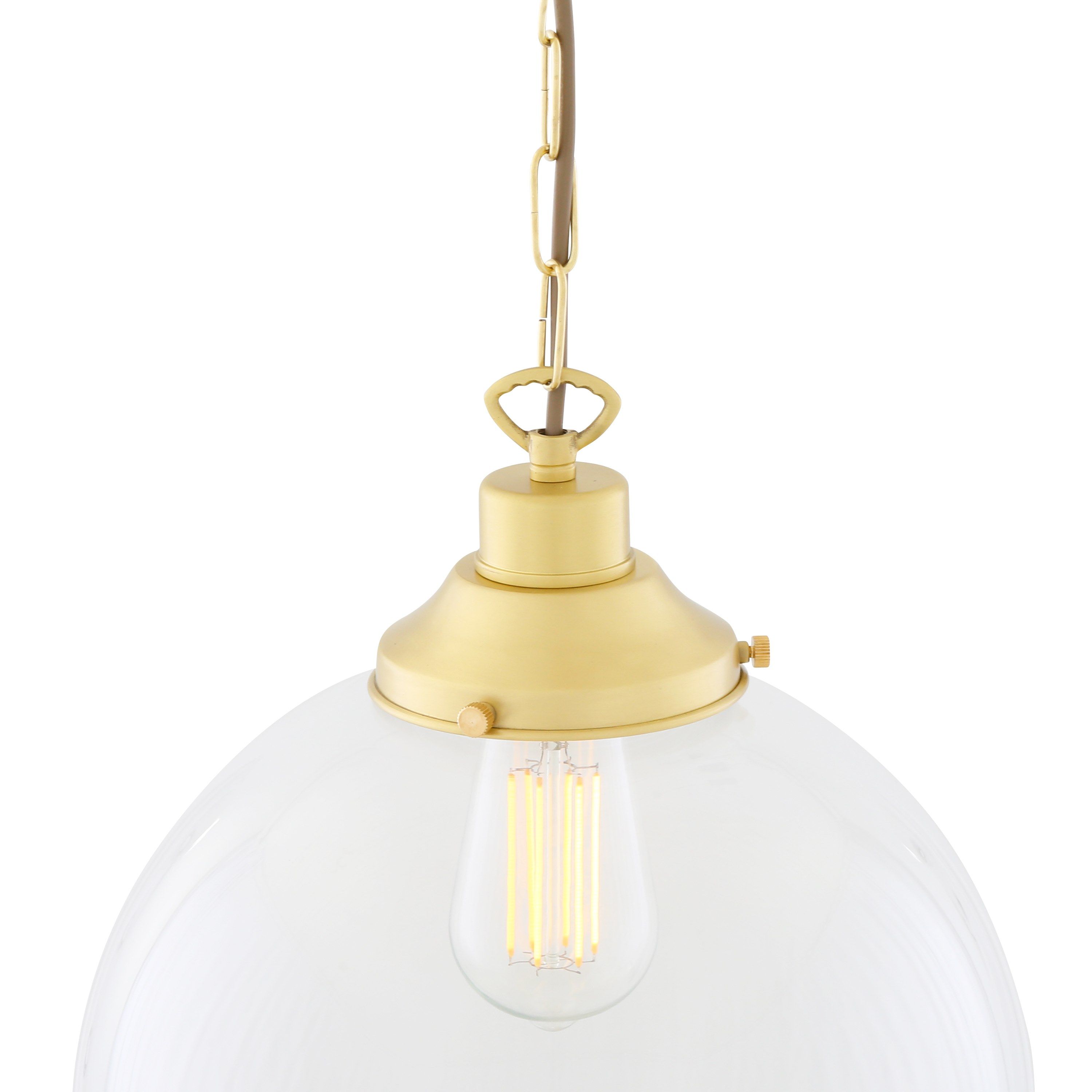 RIAD CLEAR GLOBE PENDANT LIGHT 30CM Pendelleuchte By Mullan Lighting