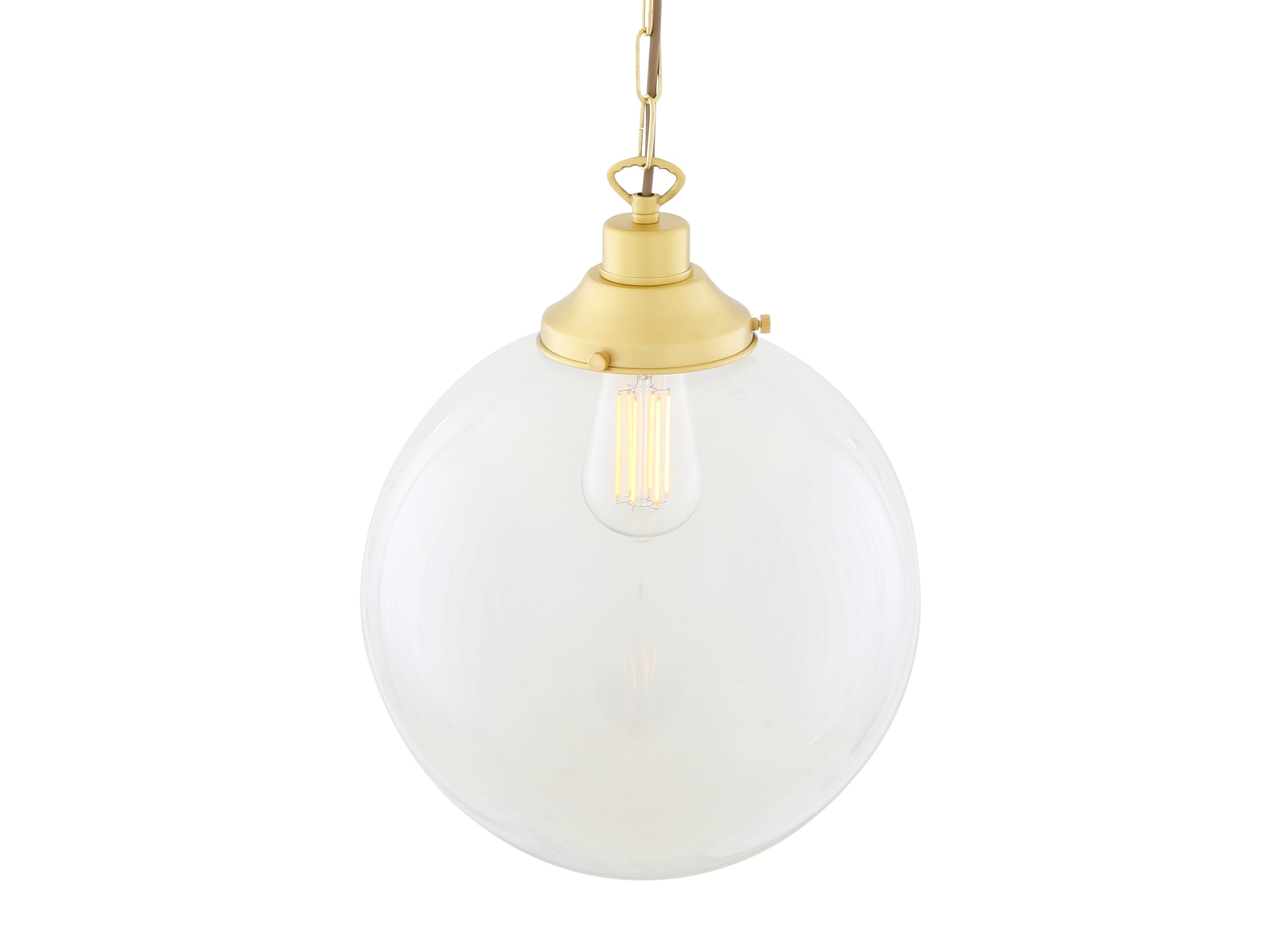 RIAD CLEAR GLOBE PENDANT LIGHT 30CM Pendelleuchte By Mullan Lighting