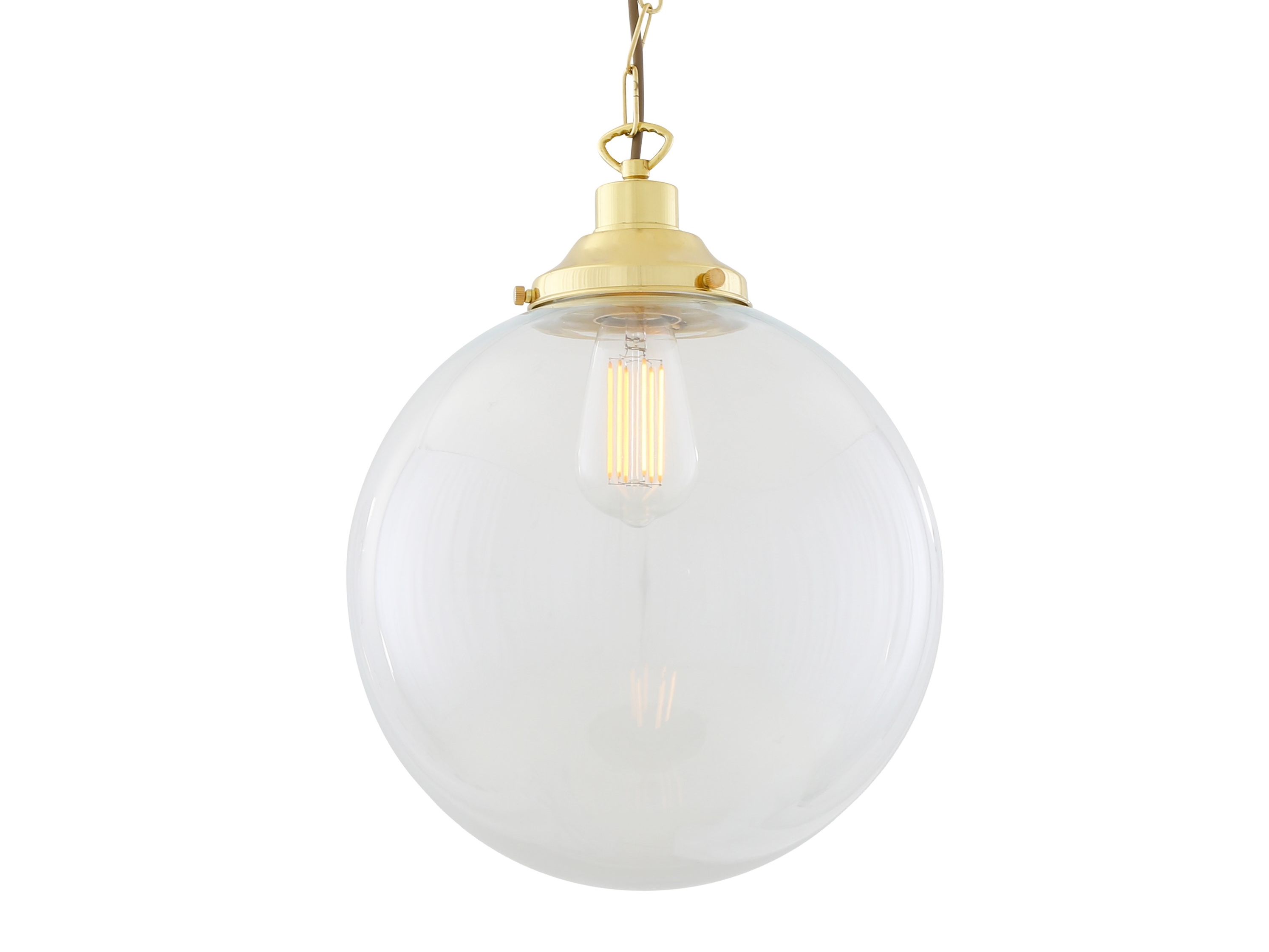 RIAD CLEAR GLOBE PENDANT LIGHT 30CM Pendelleuchte By Mullan Lighting