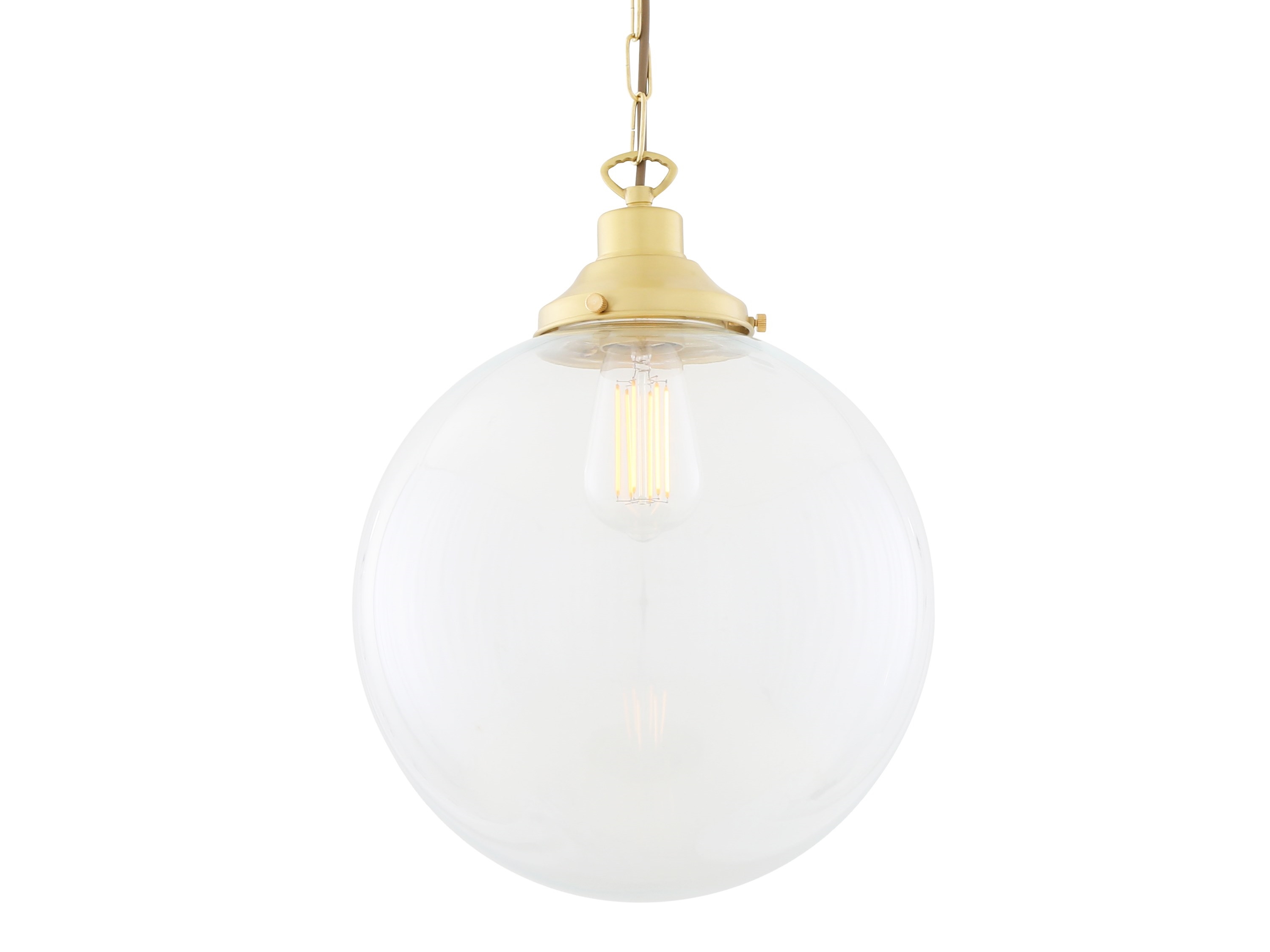 RIAD CLEAR GLOBE PENDANT LIGHT 30CM Pendelleuchte By Mullan Lighting