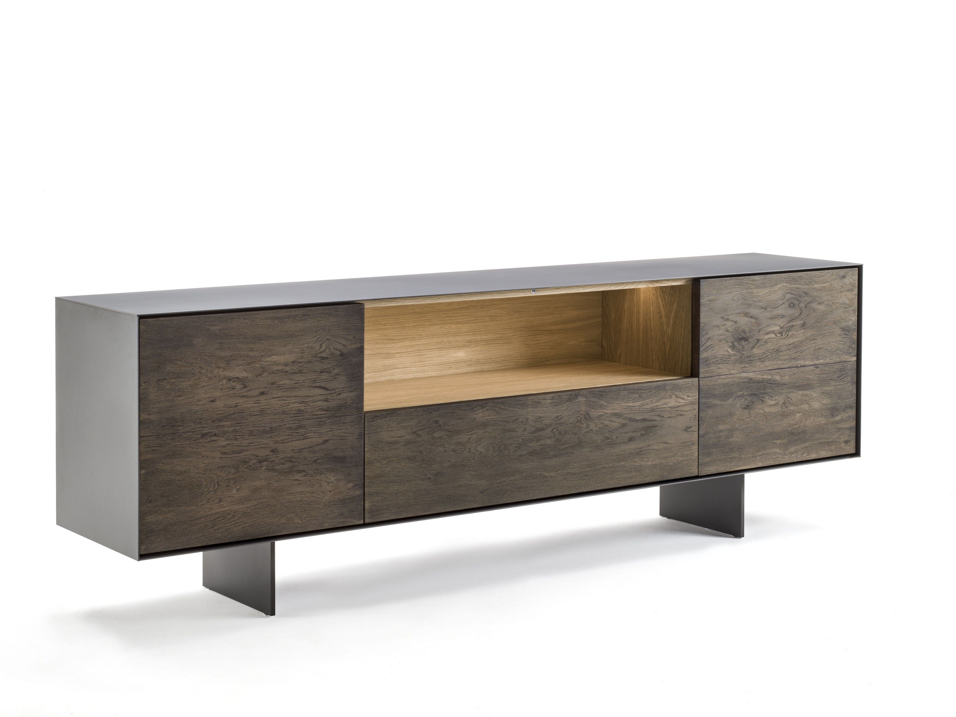 Aparador con puertas RIALTO FLY OPEN By Riva 1920 diseño Giuliano ...