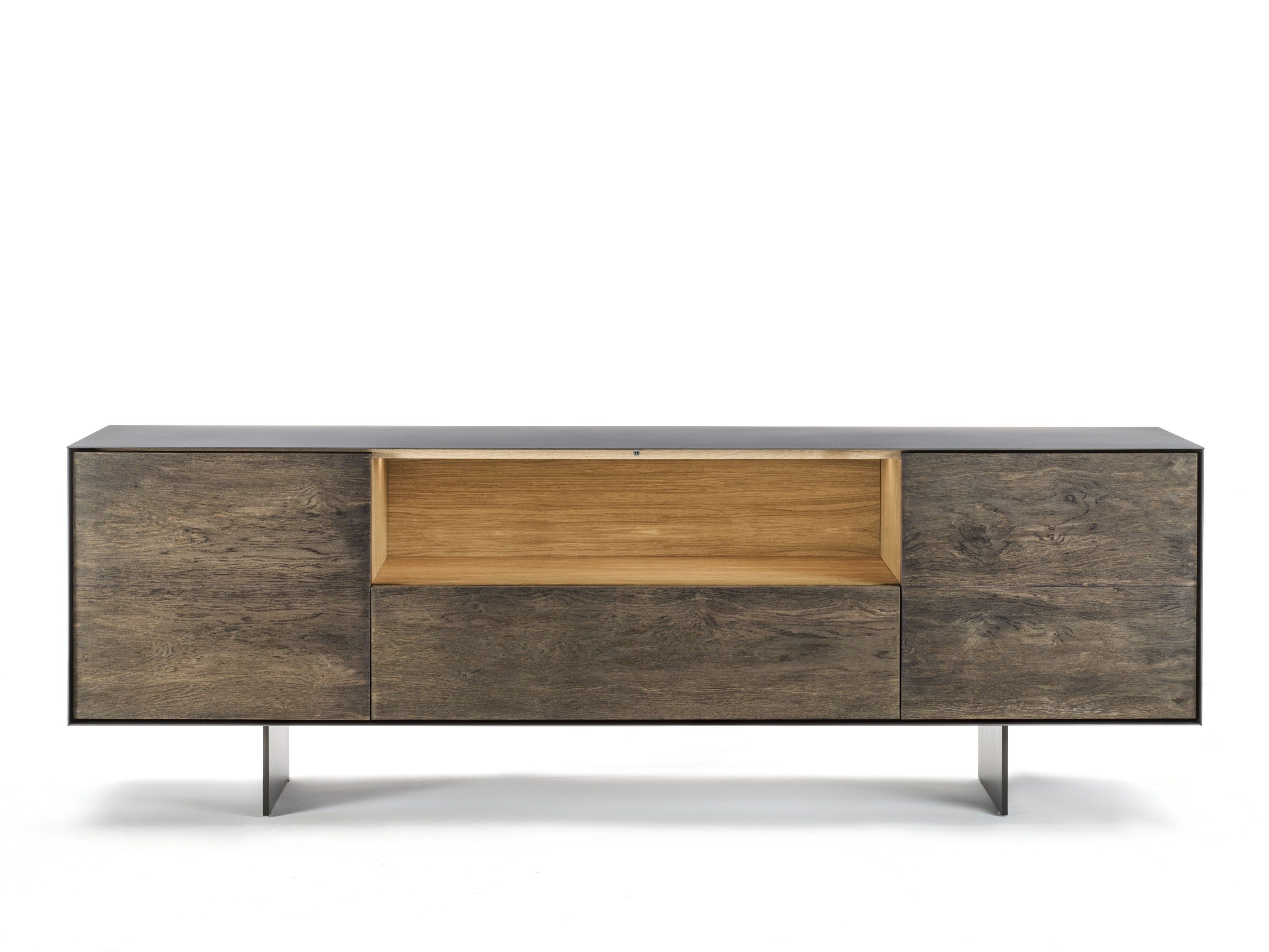 Aparador con puertas RIALTO FLY OPEN By Riva 1920 diseño Giuliano ...