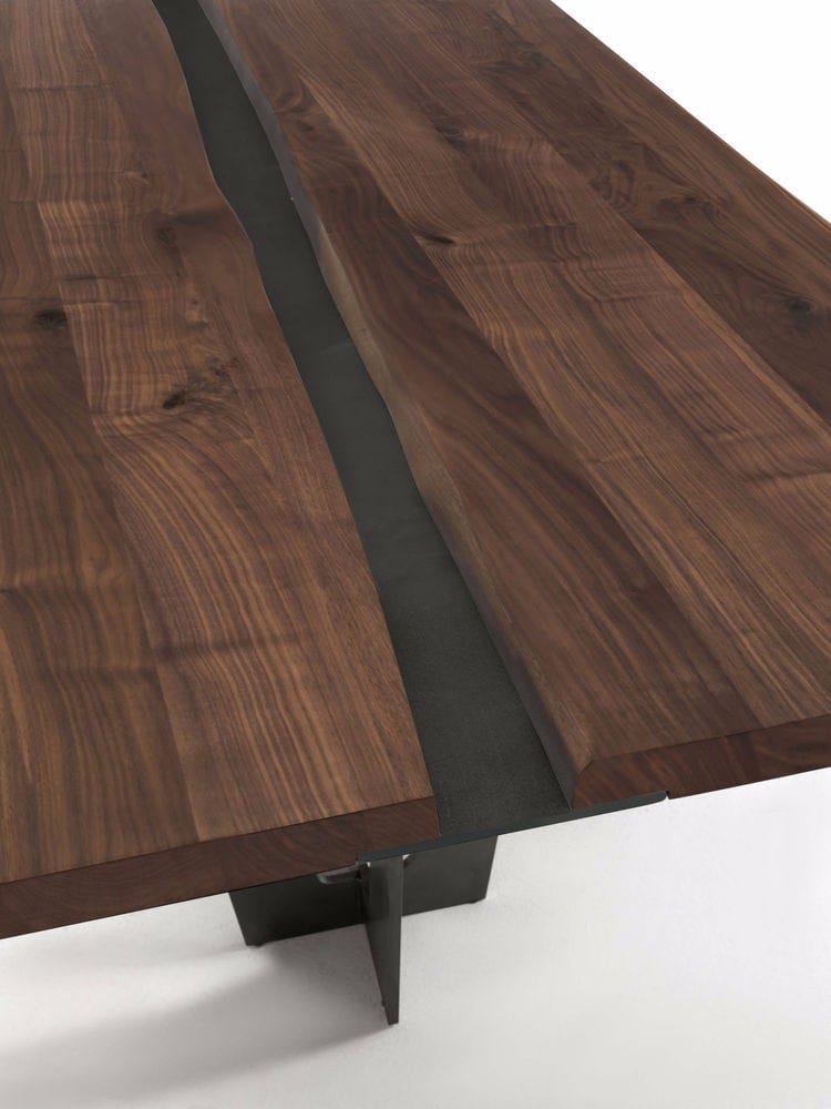 RIALTO TABLE | Walnut table By Riva 1920 design Giuliano Cappelletti ...