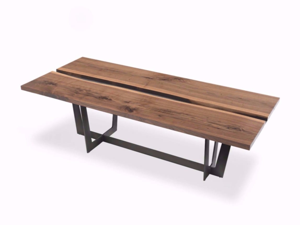 RIALTO TABLE | Walnut table By Riva 1920 design Giuliano Cappelletti ...