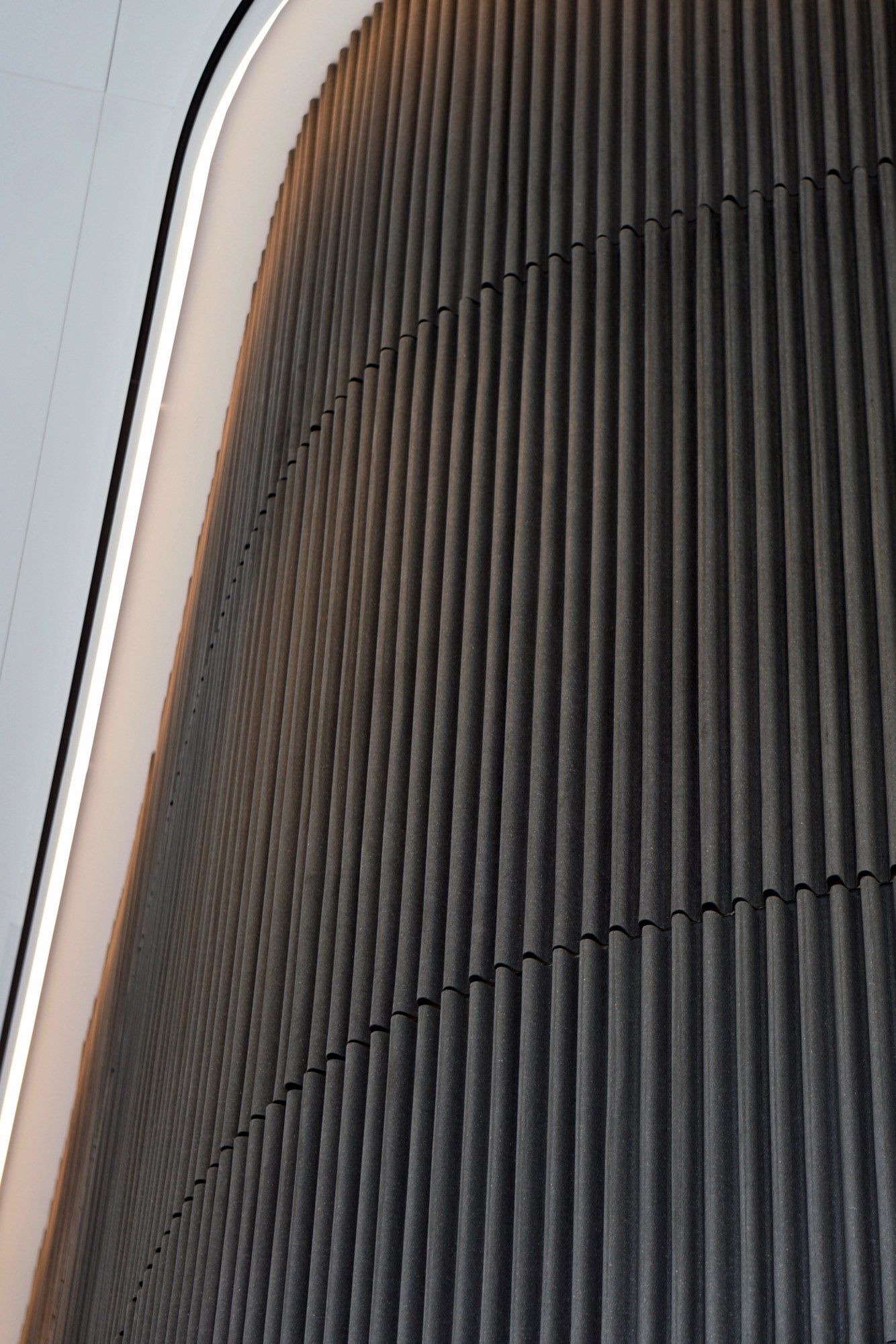 RIBBED Cuero liso para paredes By BUXKIN