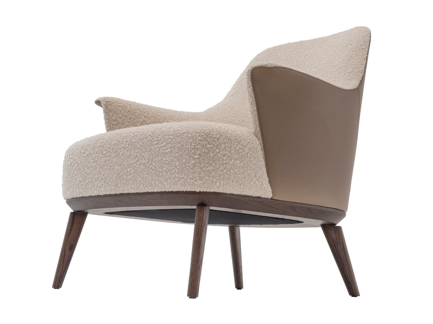 RIC Fabric armchair with armrests By Como Furniture | design F&F studio