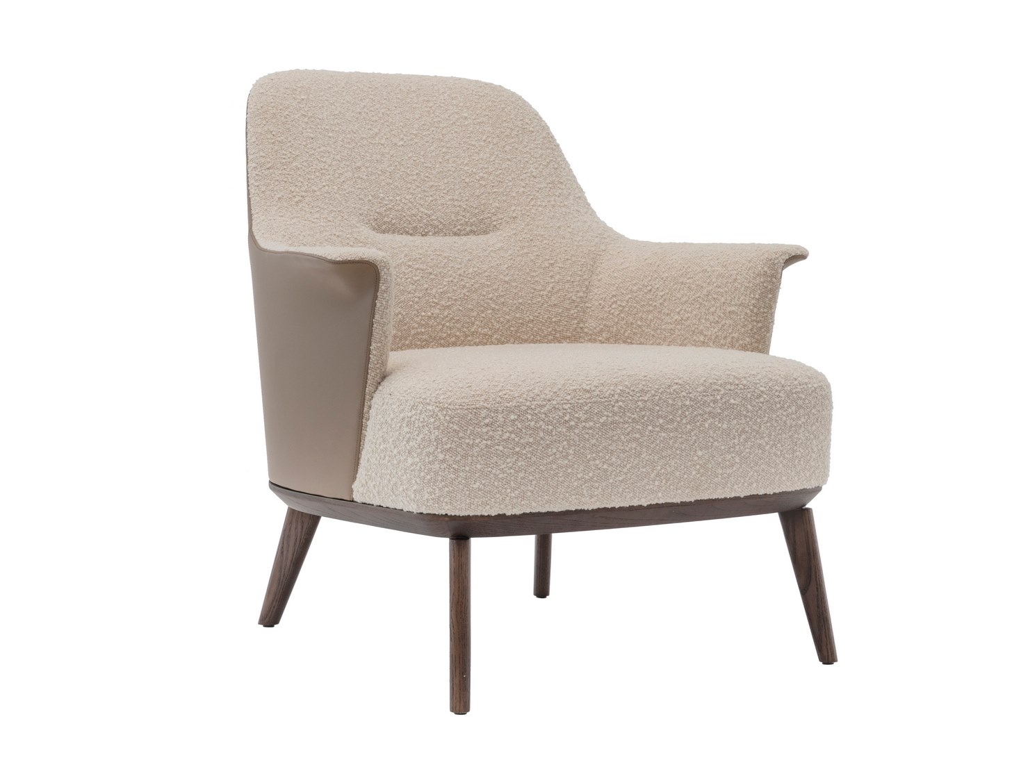 RIC Fabric armchair with armrests By Como Furniture | design F&F studio