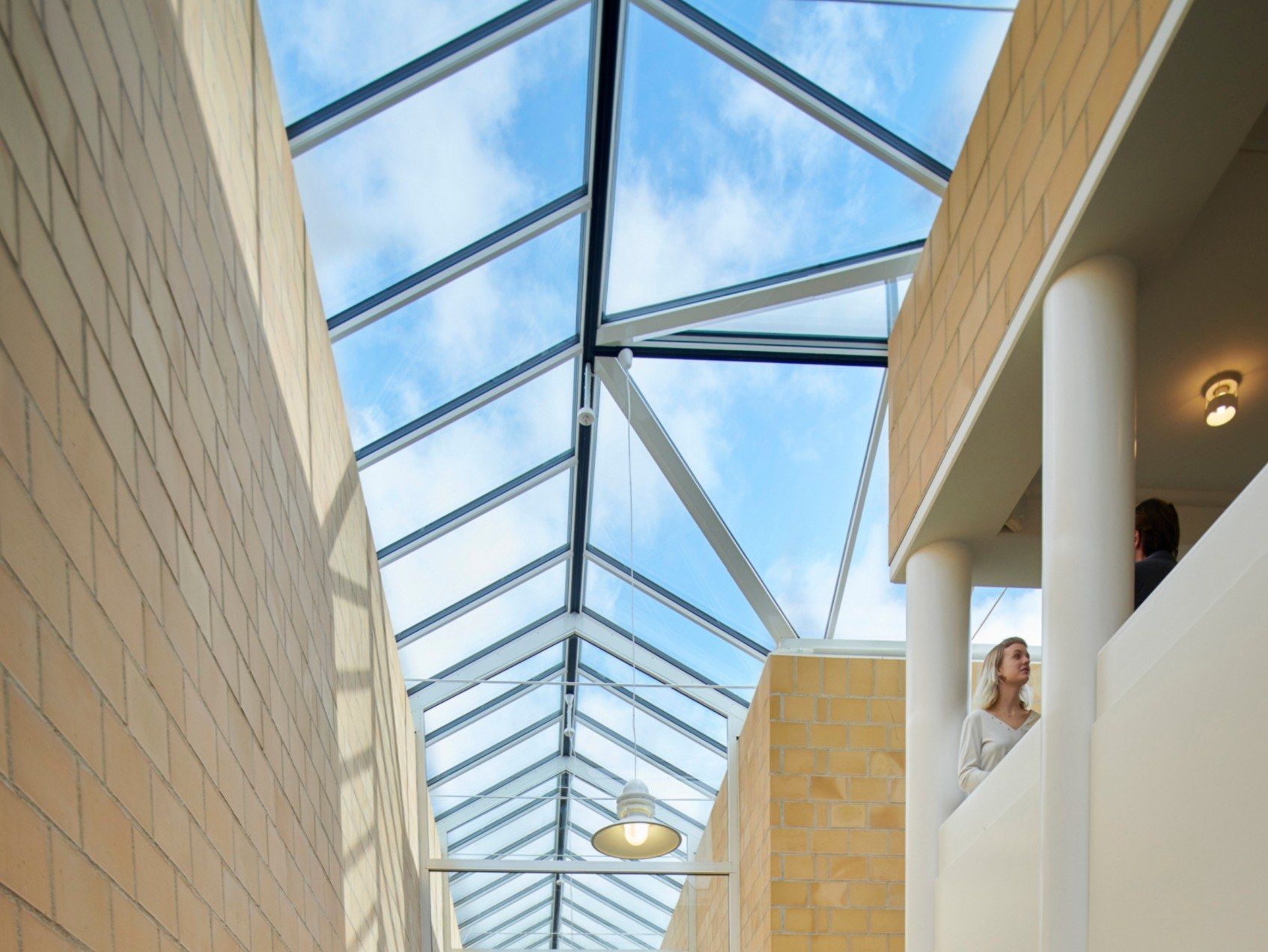 Glass and steel roof window DUAL PITCHED SOLUTIONS VELUX Glazing Panels ...