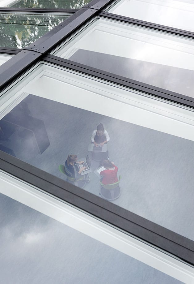 Finestra da tetto in acciaio e vetro RIDGELIGHT WITH BEAM 5° - Velux ...