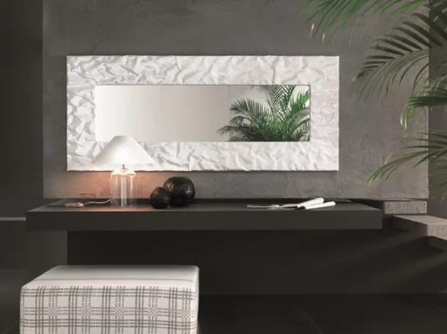 MITO Wall-mounted framed mirror By RIFLESSI