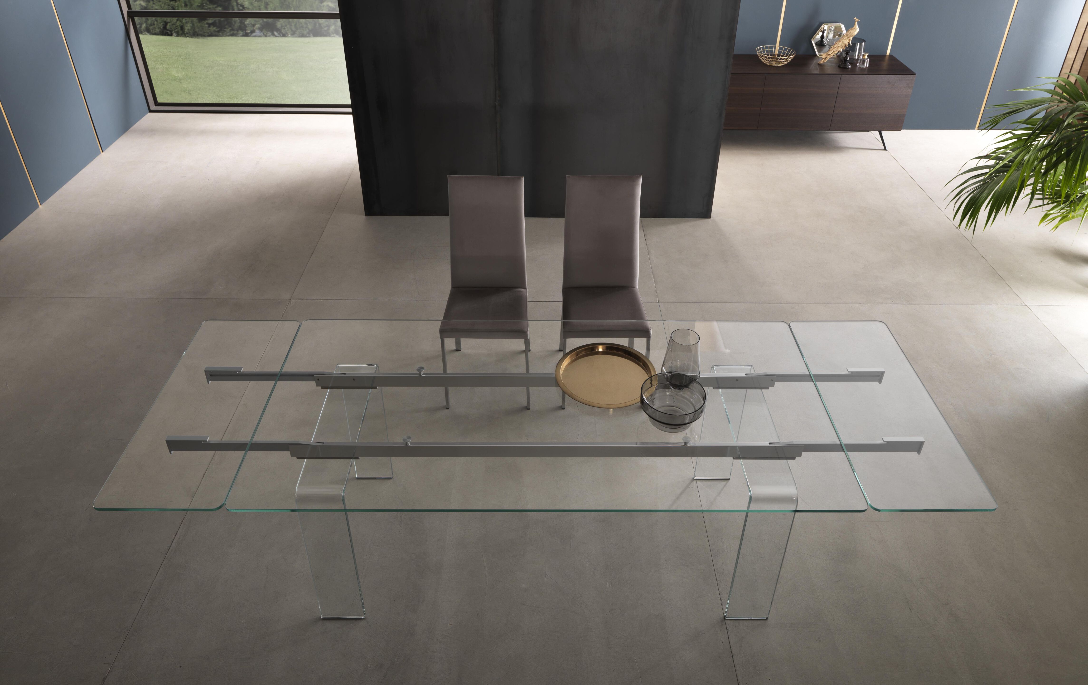PLANO Extending kitchen table By RIFLESSI