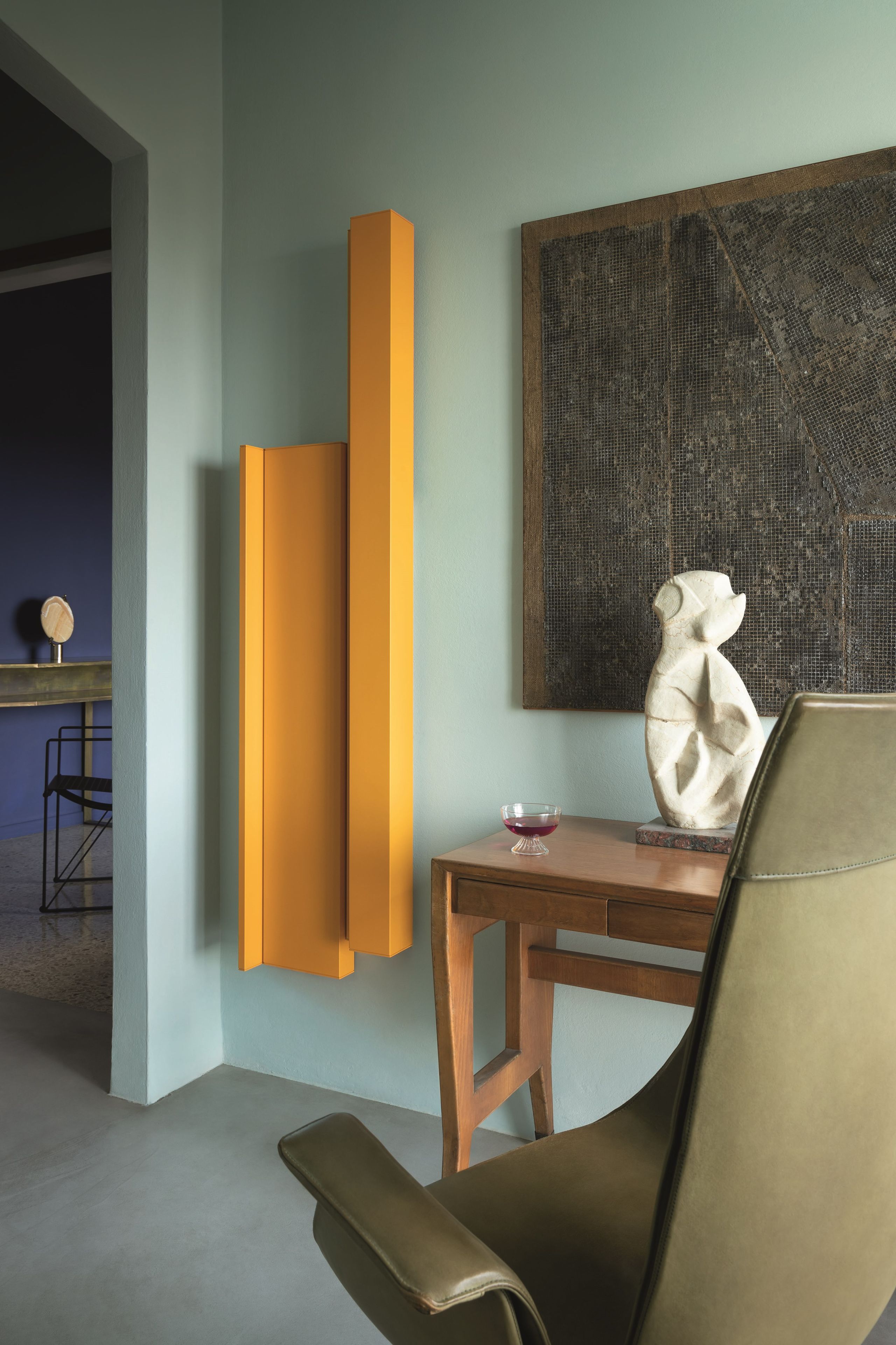 RIFT Hot-water vertical aluminium decorative radiator By Tubes ...