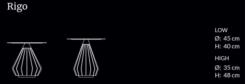 RIGO Coffee table By PIMAR | design apospersano