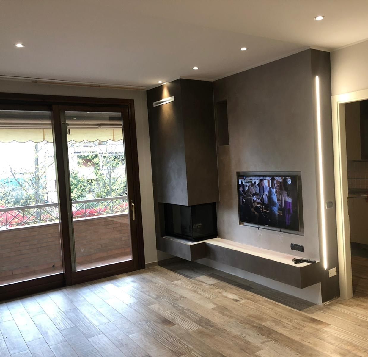 RII Caminetto a legna angolare By RUEGG