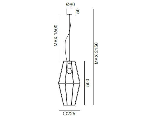 RILEGATO MEDINA OE Pendant lamp By Il Fanale