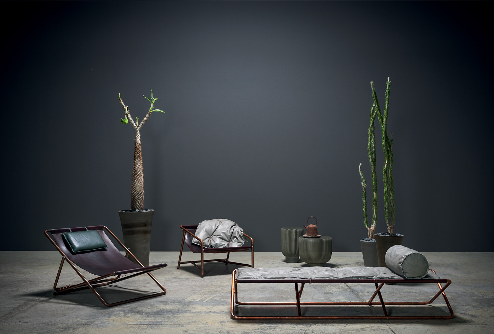 RIMINI | Recliner sun lounger By BAXTER design Paola Navone