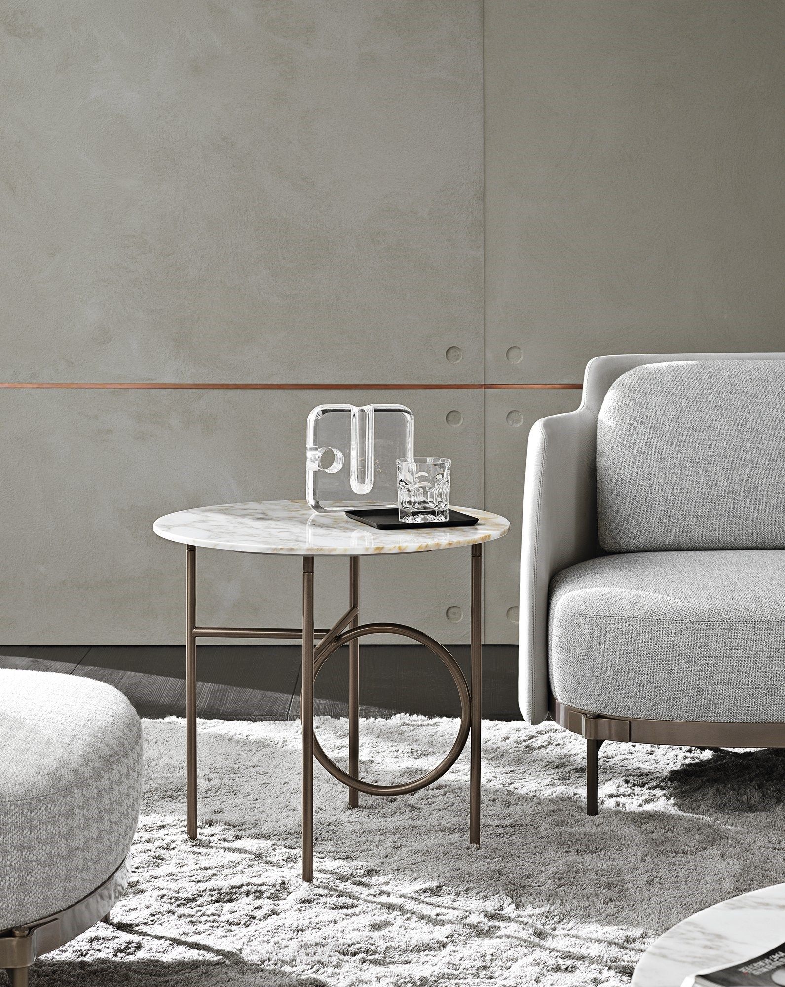 RING Coffee table By Minotti | design Nendo