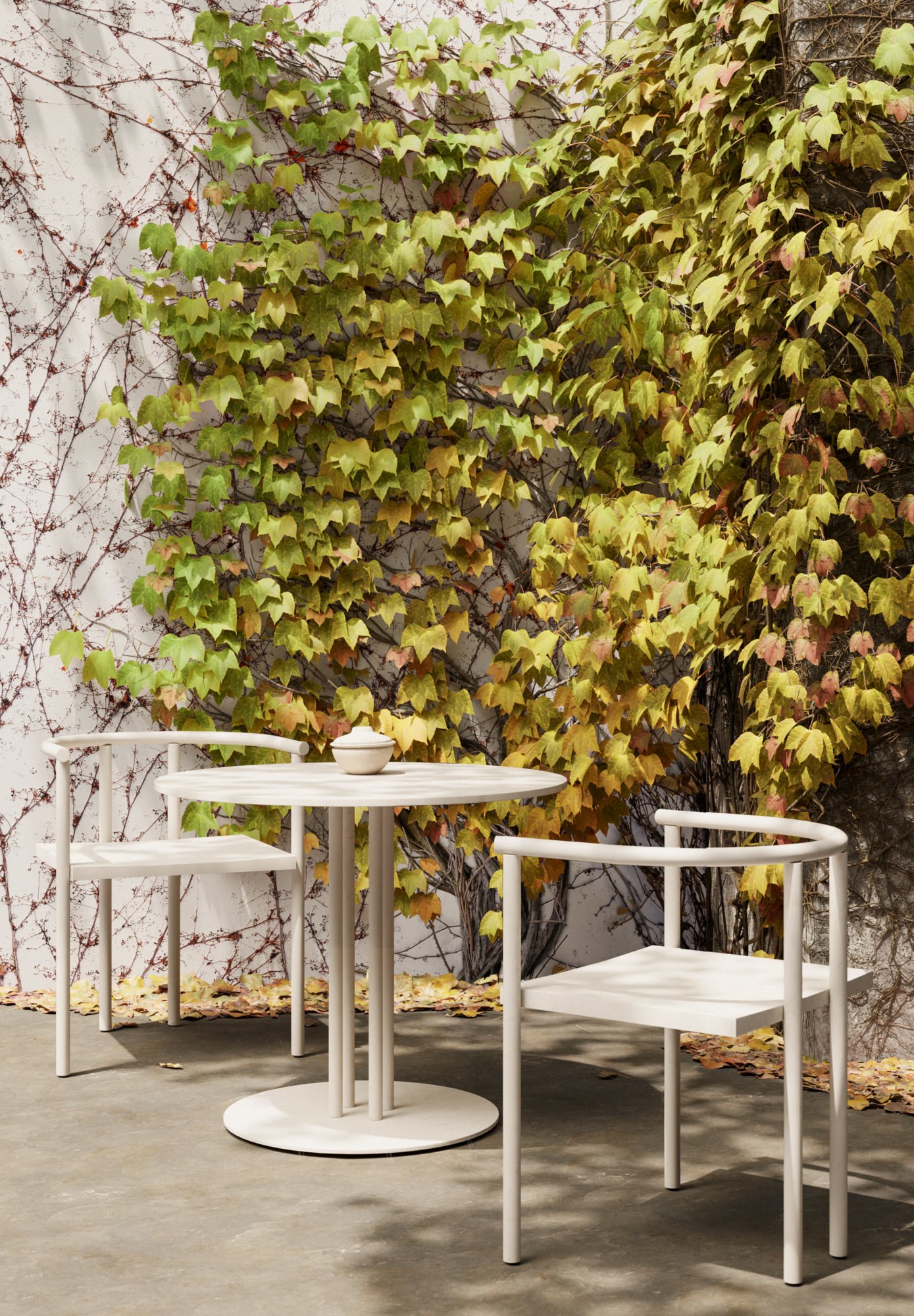 RINGER Square aluminium table By Kettal | design Michael Anastassiades