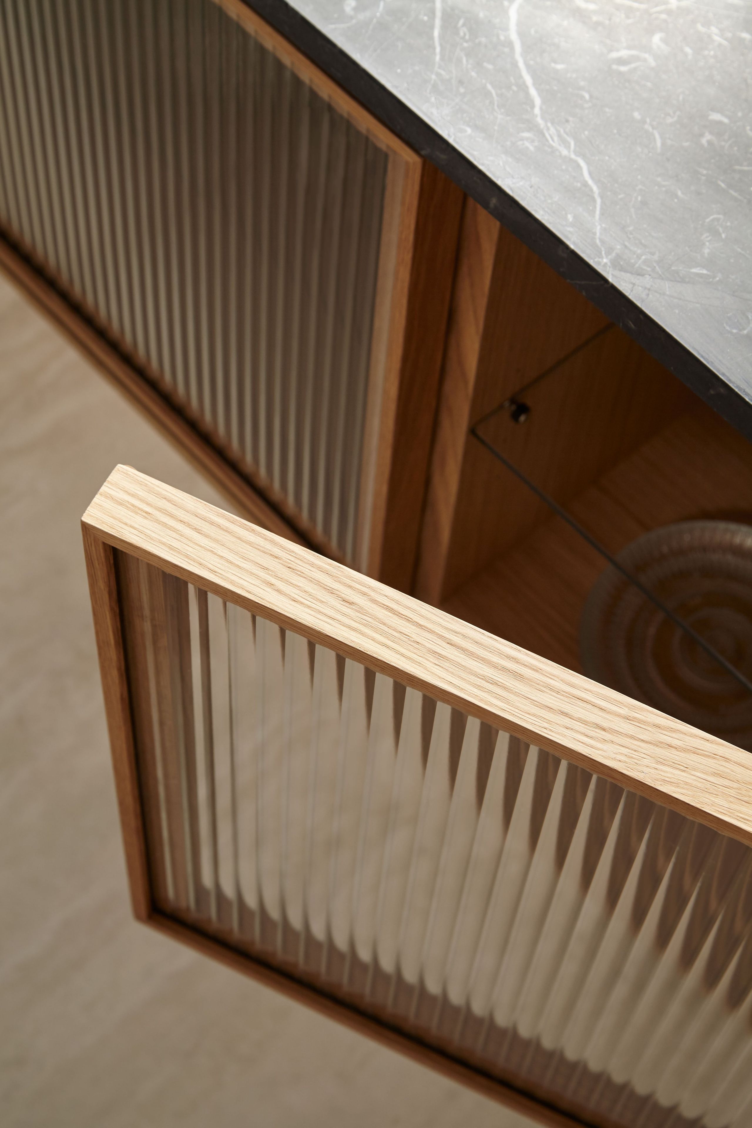 RIO Wooden sideboard with doors By Punt | design Sebastian Herkner