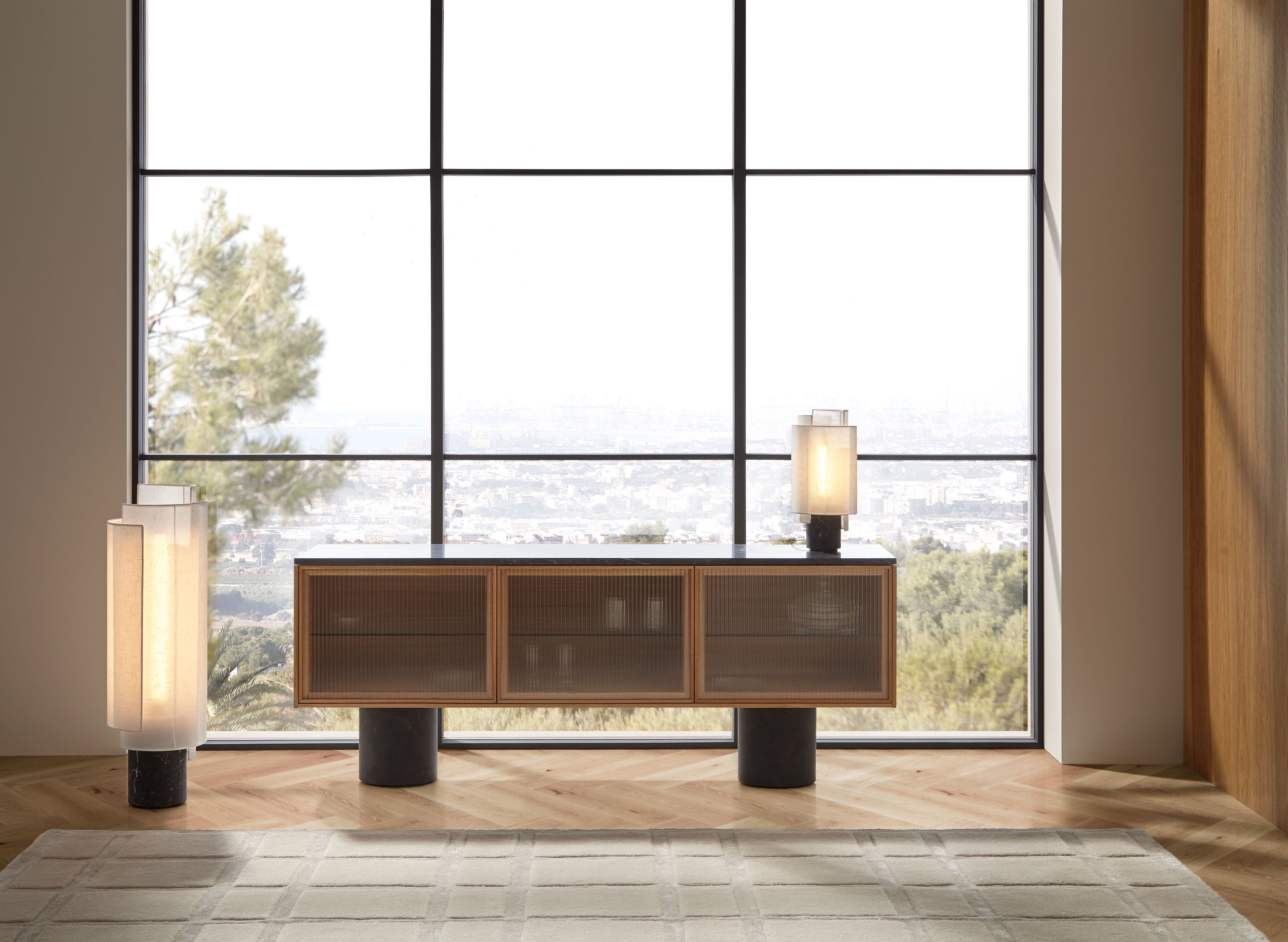 RIO Wooden sideboard with doors By Punt | design Sebastian Herkner