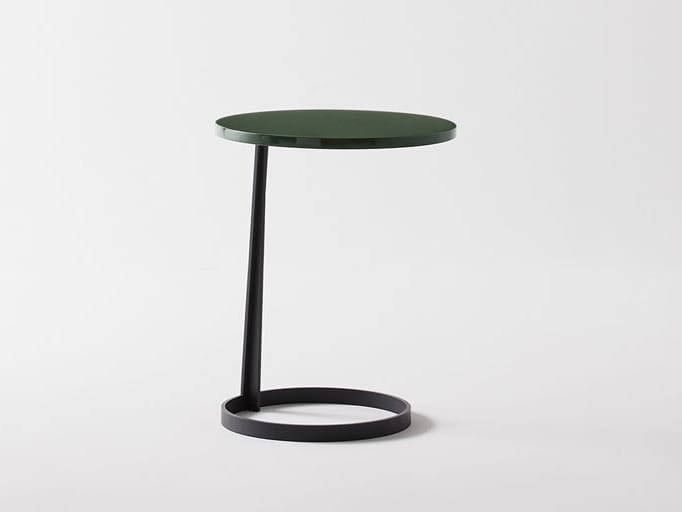 Round wooden coffee table RISE By Nube Italia design Marco Corti