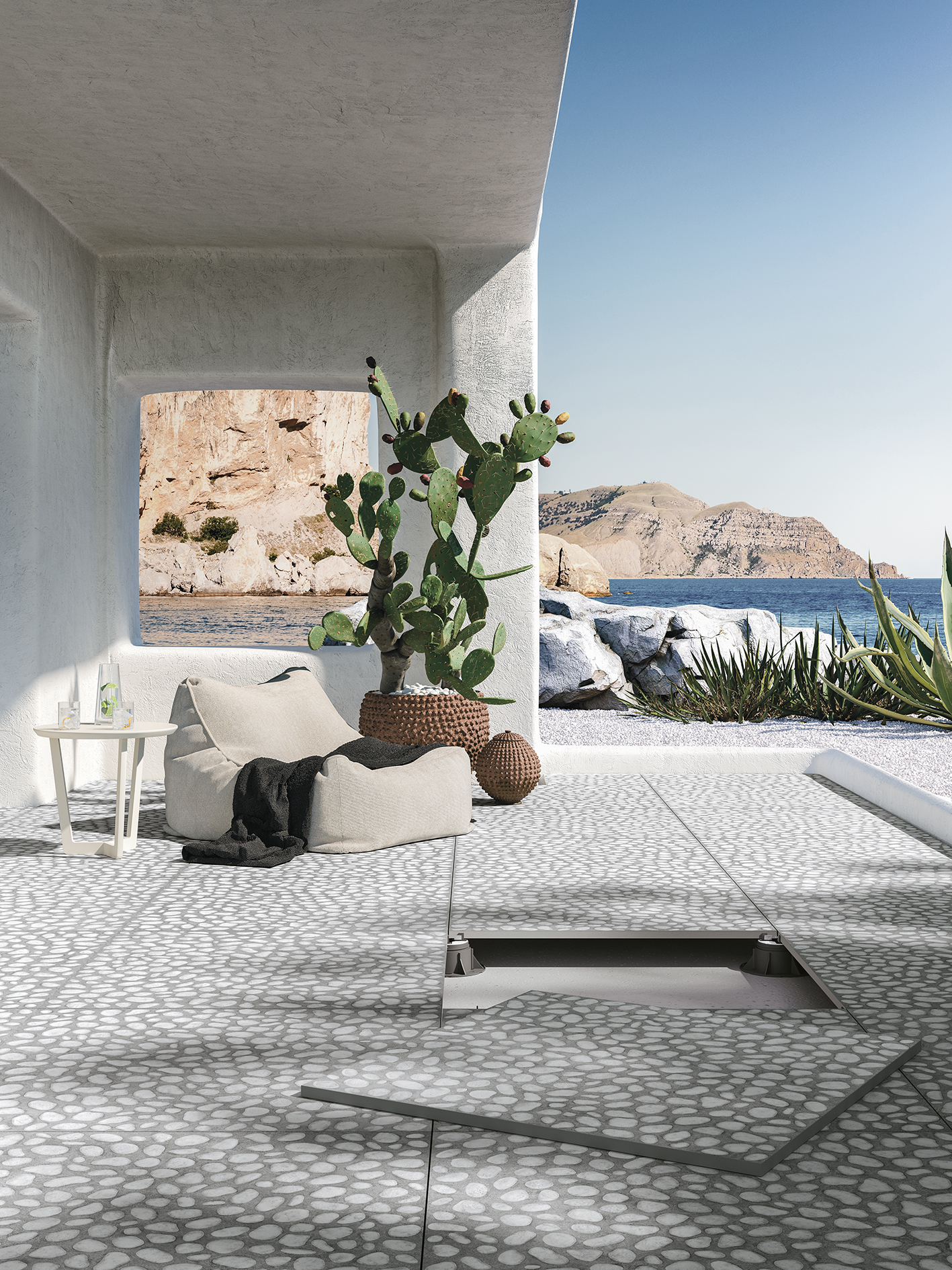 Porcelain stoneware wall/floor tiles with stone effect RISSEU By ...