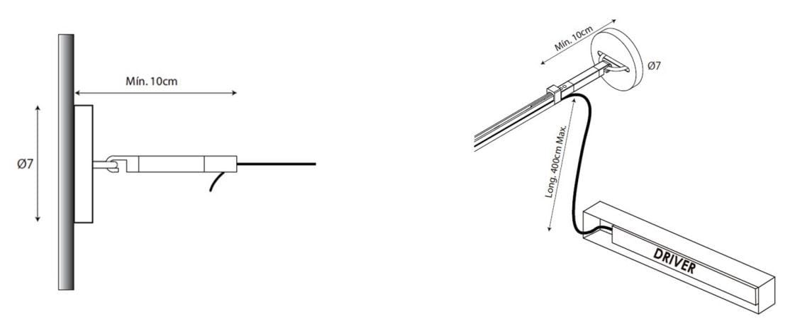 RITA LINE Aluminium LED light bar By Olé Lighting