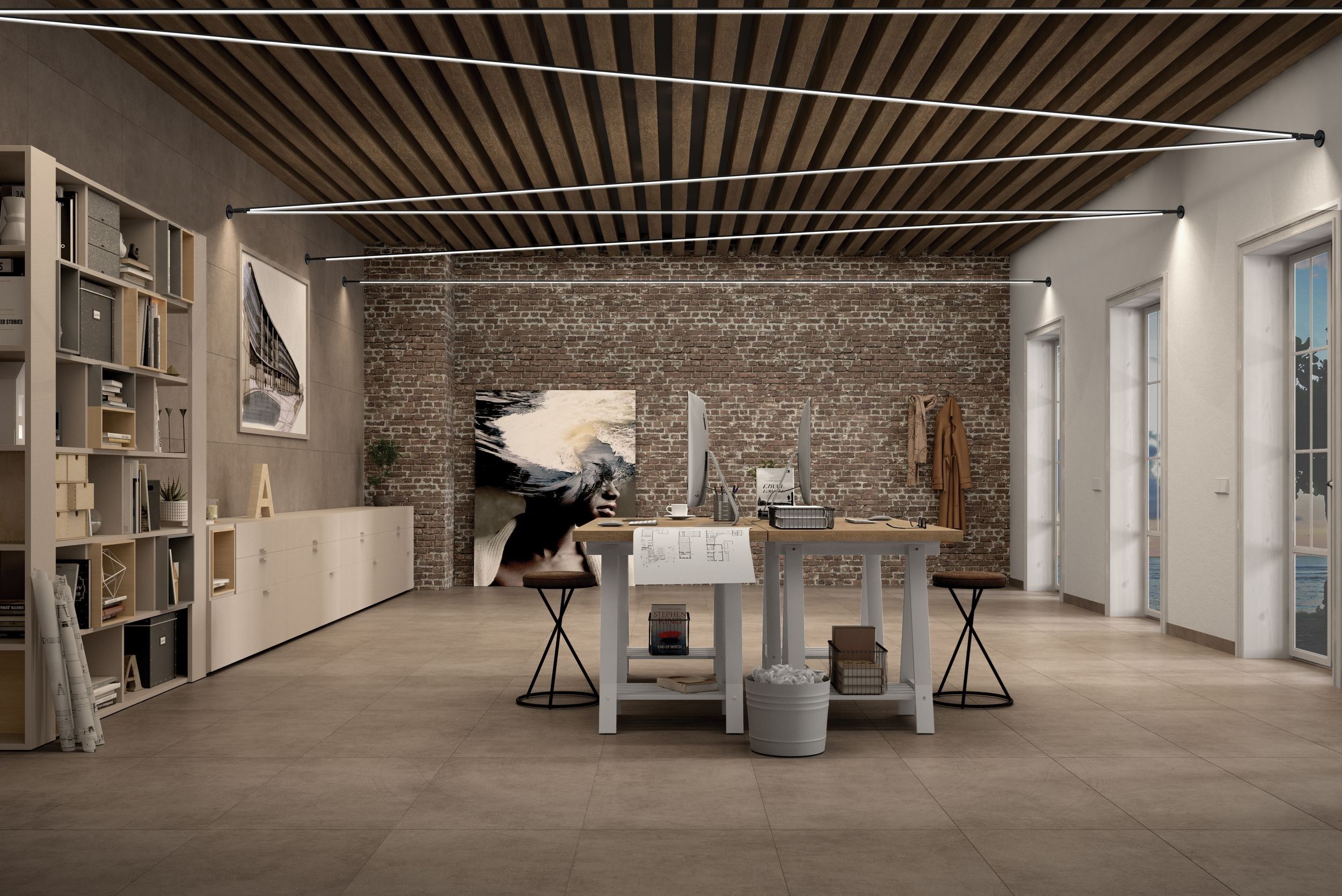 RITA LINE Aluminium LED light bar By Olé Lighting