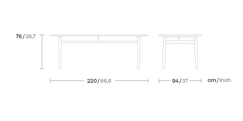 RIVA | Table Riva Collection By Kettal design Jasper Morrison