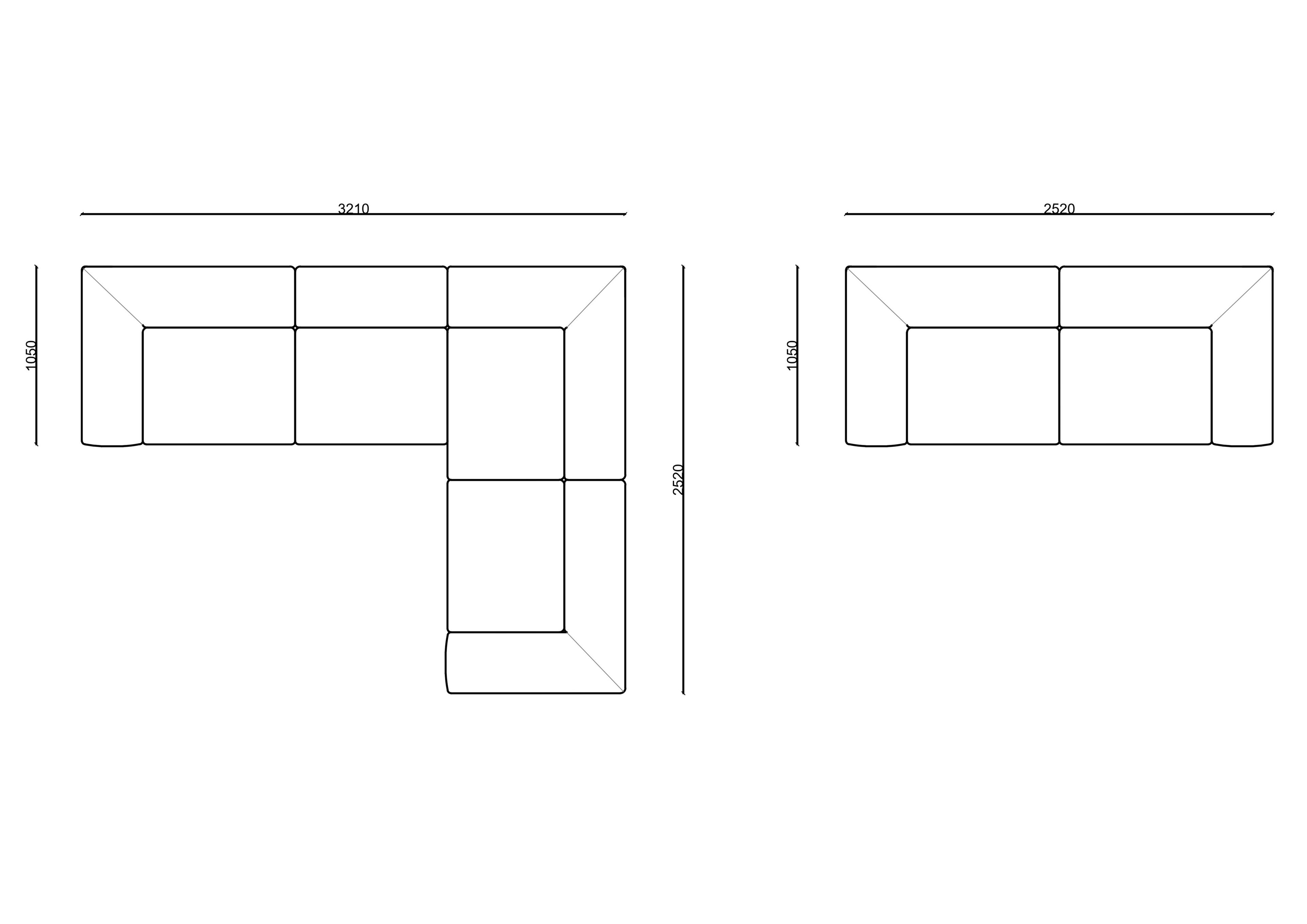 CASTLE Sofa By RIVATELIER